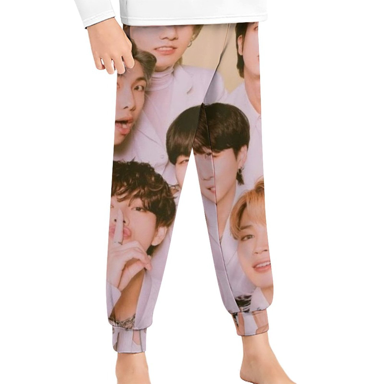 BTS Children's Pjamas Soft 3D Printing Pj Pants Lounge Pants Comfy ...