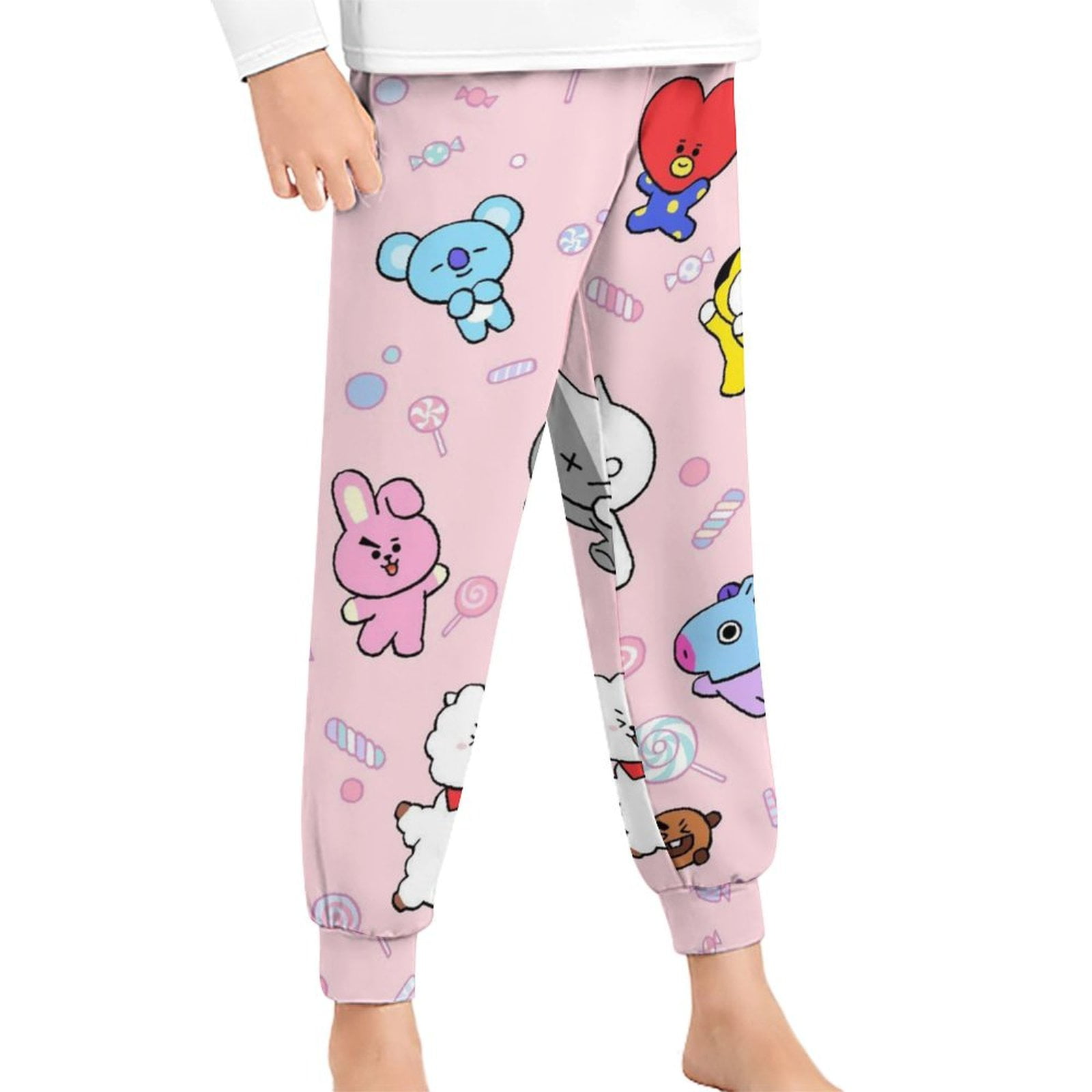 BTS Children's Pjamas Soft 3D Printing Pj Pants Lounge Pants Comfy ...