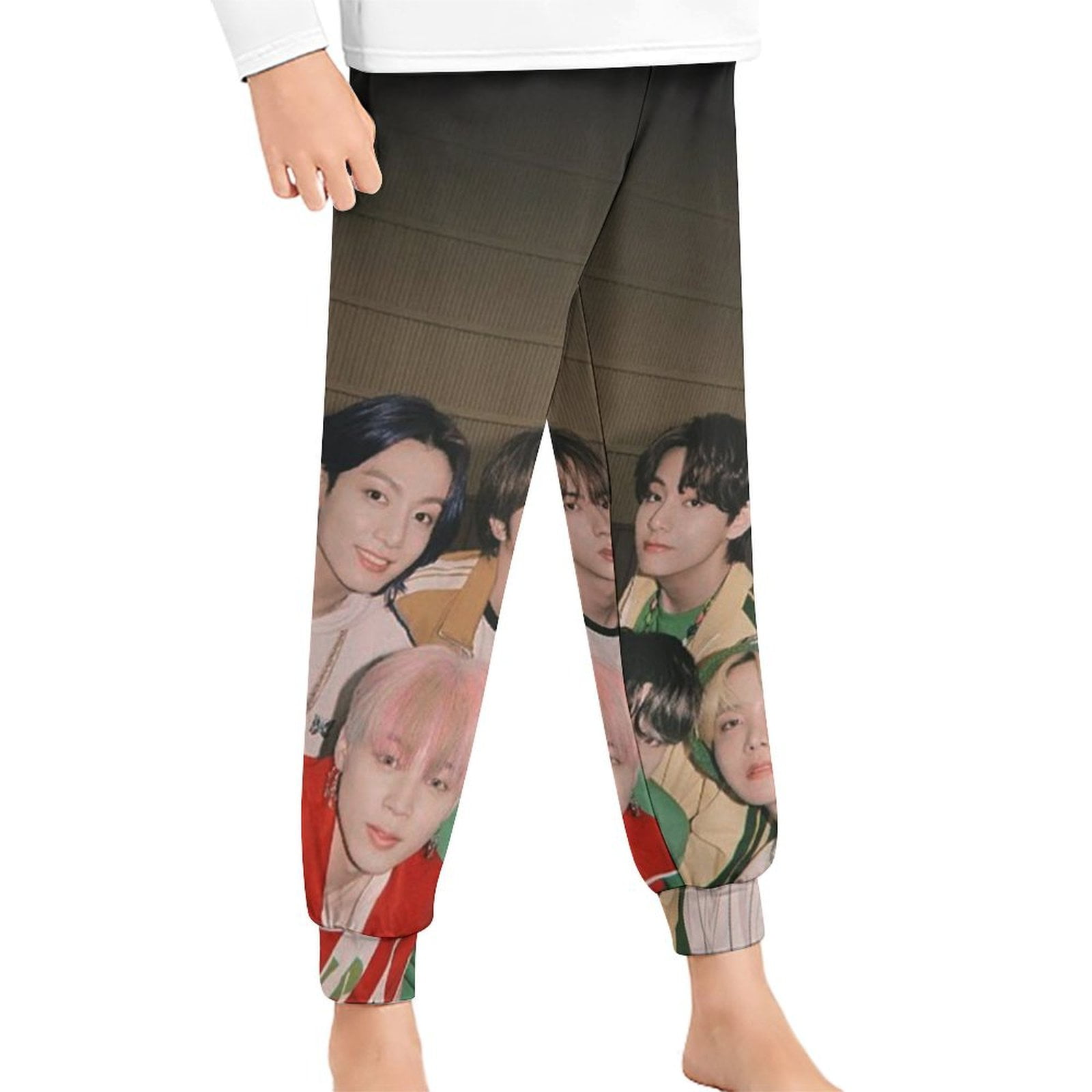 BTS Children's Pjamas Soft 3D Printing Pj Pants Lounge Pants Comfy ...