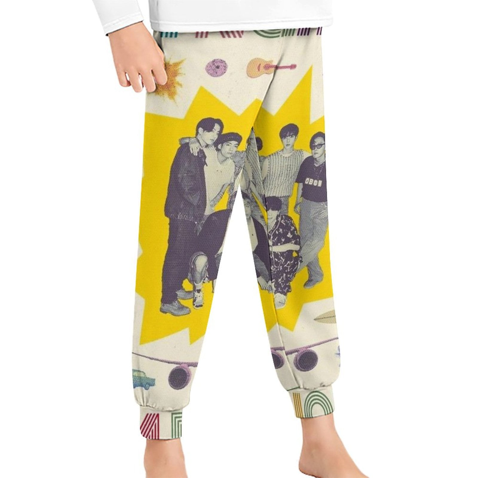 BTS Children's Pjamas Soft 3D Printing Pj Pants Lounge Pants Comfy ...