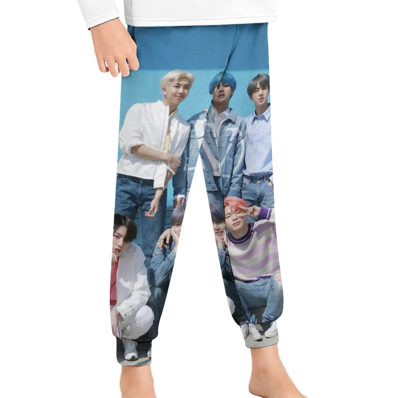 BTS Children's Pjamas Soft 3D Printing Pj Pants Lounge Pants Comfy ...