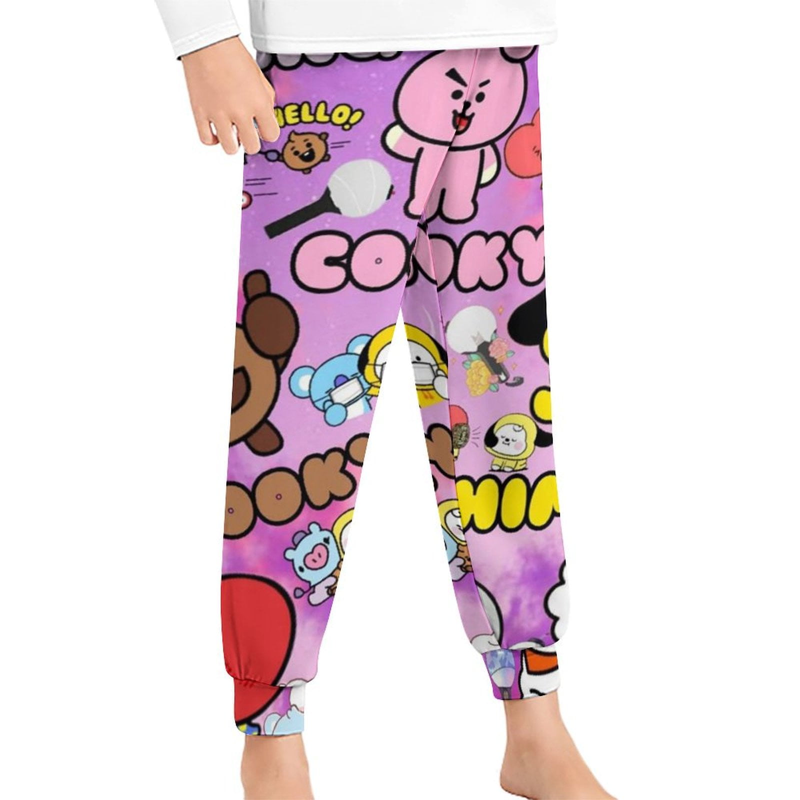 BTS Children's Pjamas Soft 3D Printing Pj Pants Lounge Pants Comfy ...