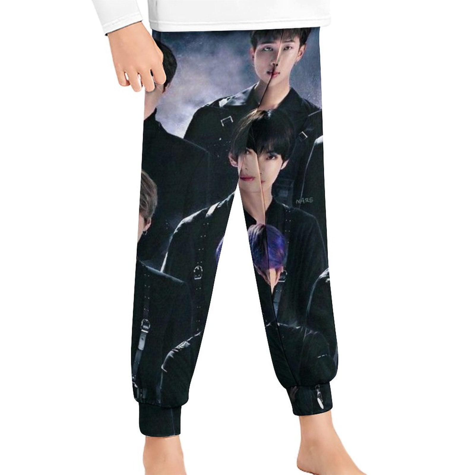BTS Children's Pjamas Soft 3D Printing Pj Pants Lounge Pants Comfy ...