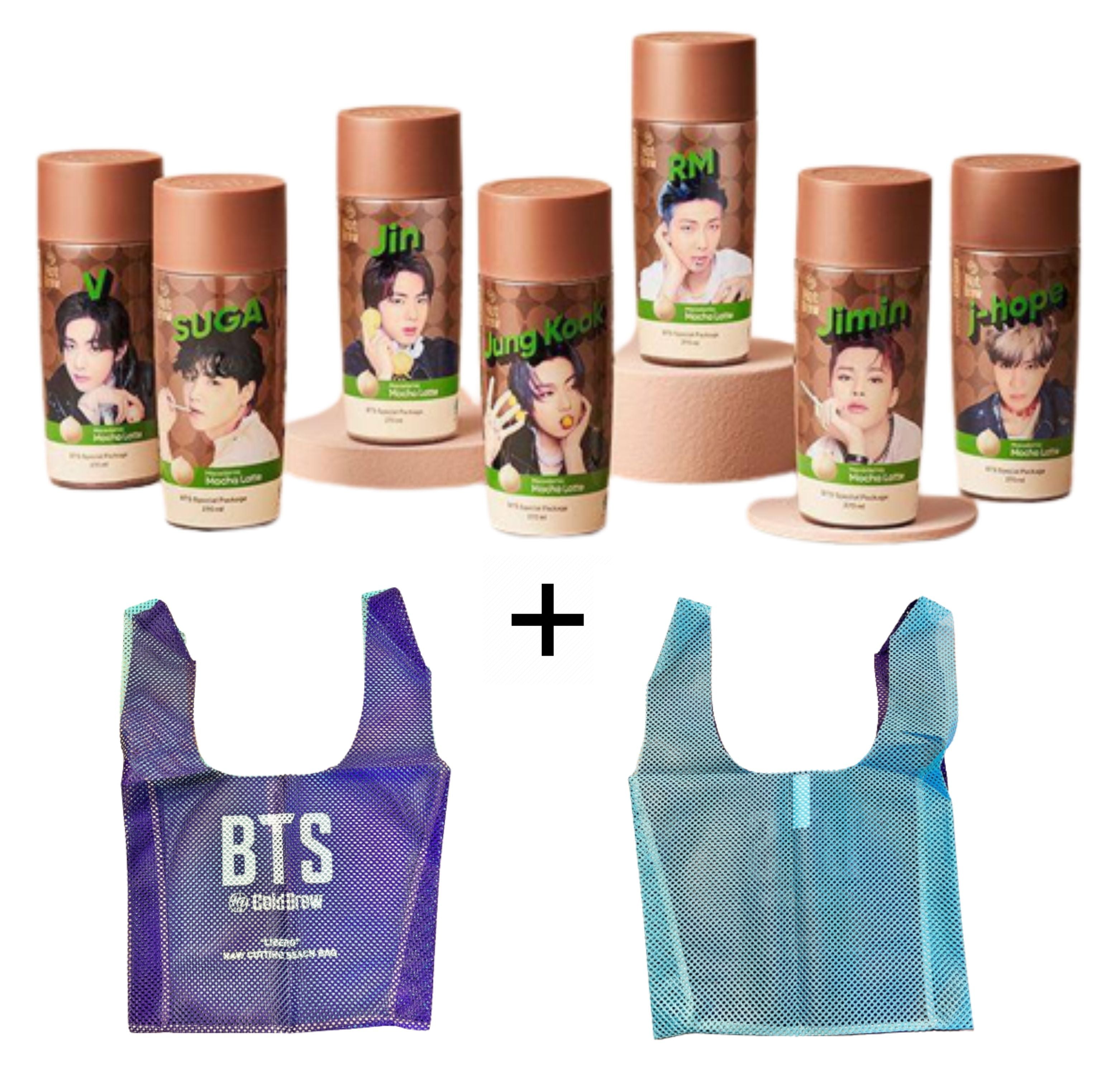 BTS Coffee Bottled Drinks - Macadamia Mocha Latte, Sip with BTS Stars ...