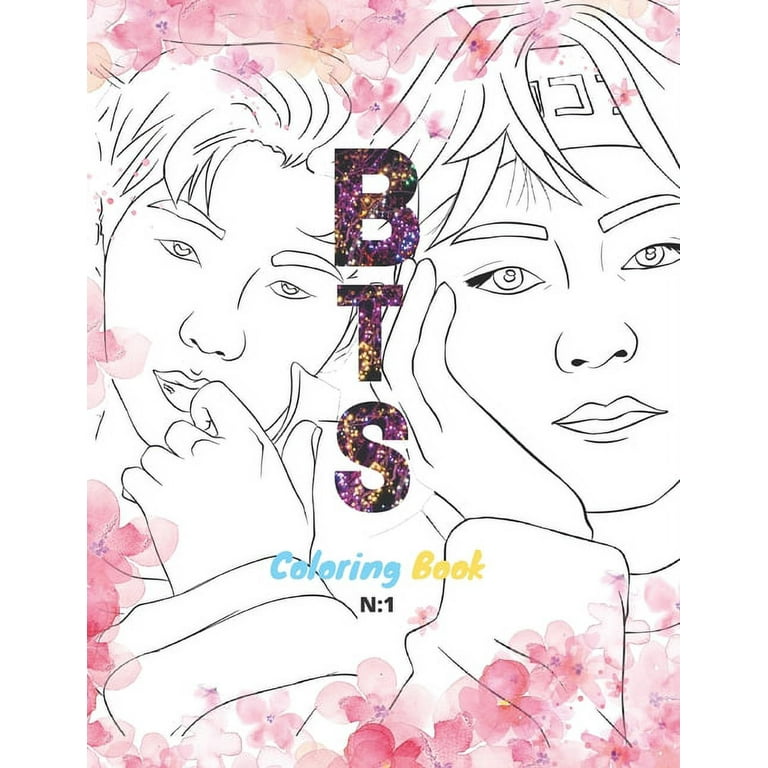 bts coloring book pages