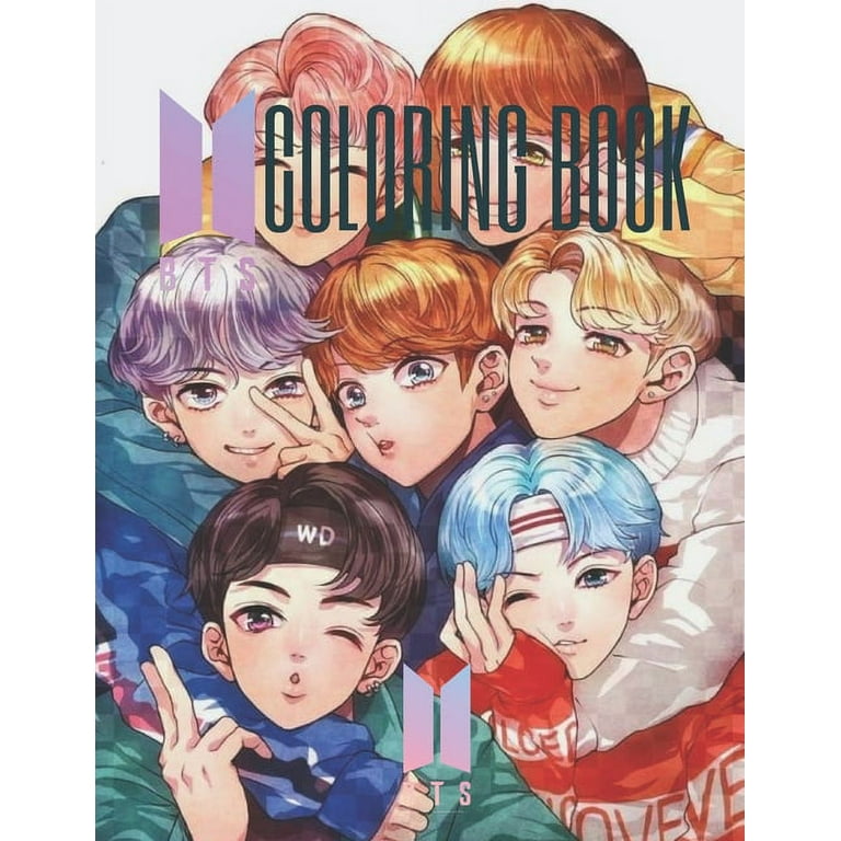 army coloring book bts