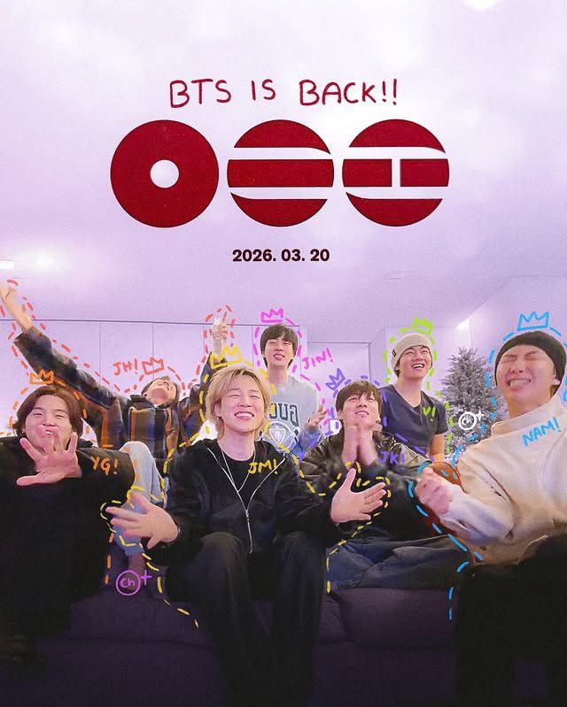 BTS Comeback 2026 Wall Art Featuring All Members for K-Pop Fan Room ...