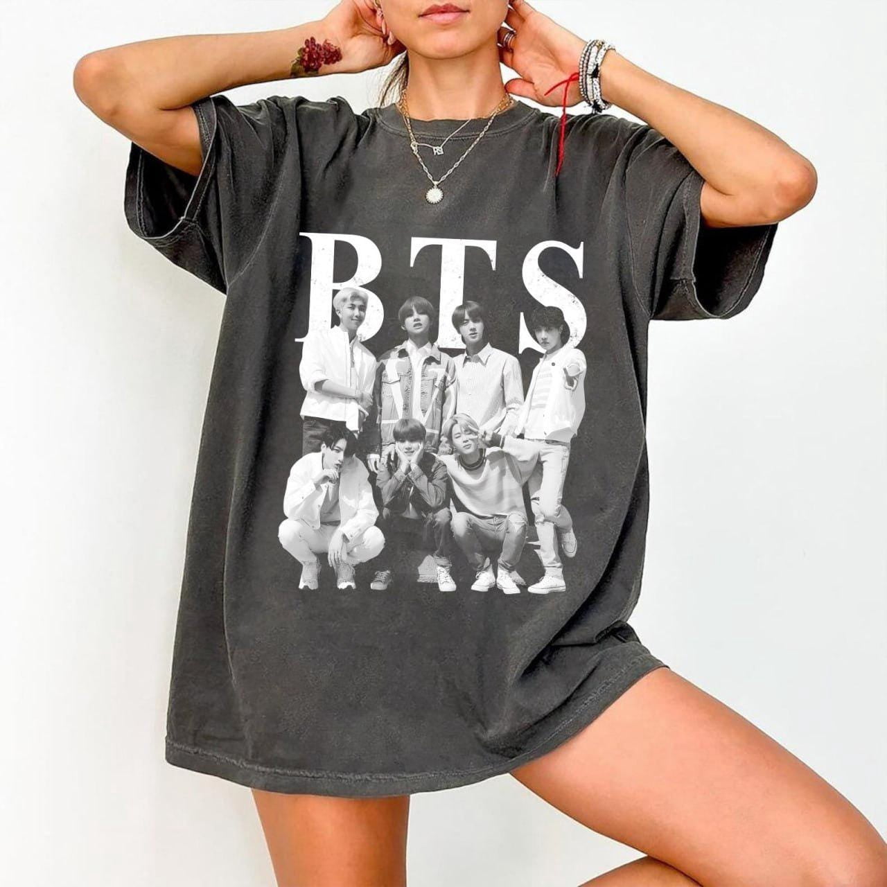 BTS Concert 2026 Graphic Tee, K-Pop Fan Shirt, Bangtan Boys Limited ...