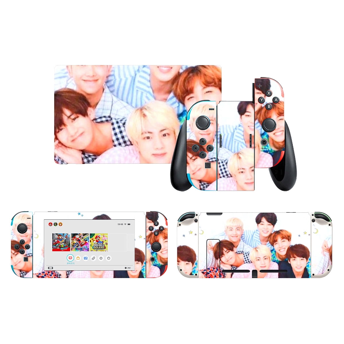 BTS Game Switch Skin - Anime Cartoon Game Sticker, No Bubble ...