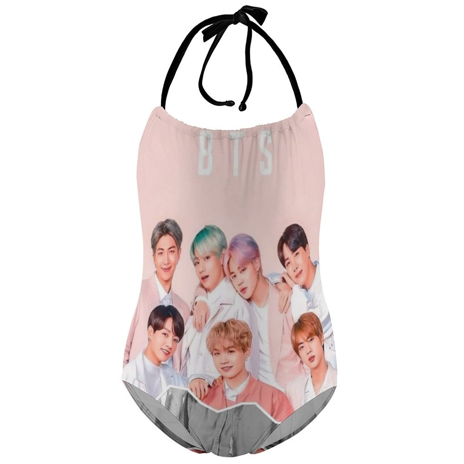 BTS Girls One Piece Swimsuits Quick Dry Bathing Suit Swimwear Swimming ...