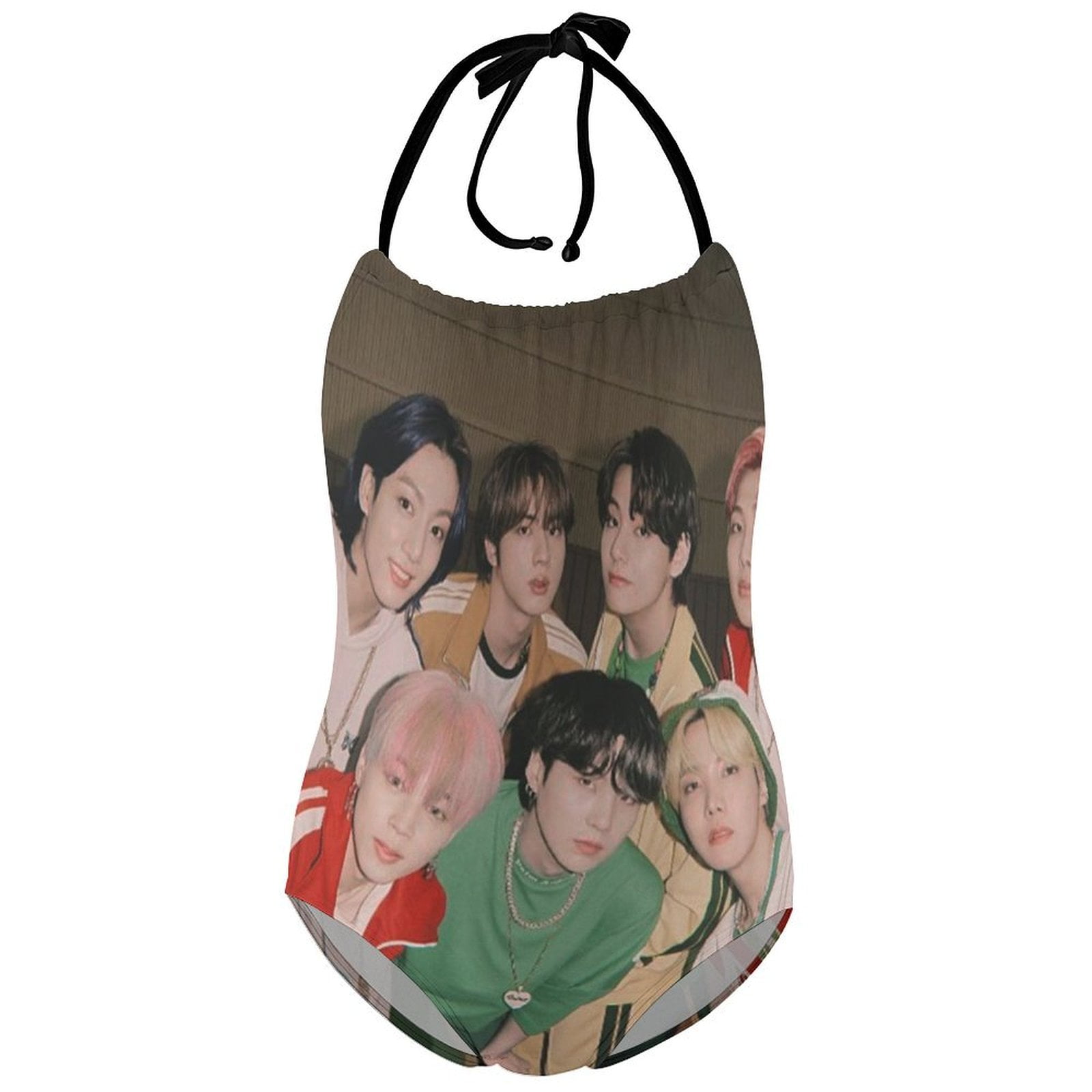 BTS Girls One Piece Swimsuits Quick Dry Bathing Suit Swimwear Swimming ...