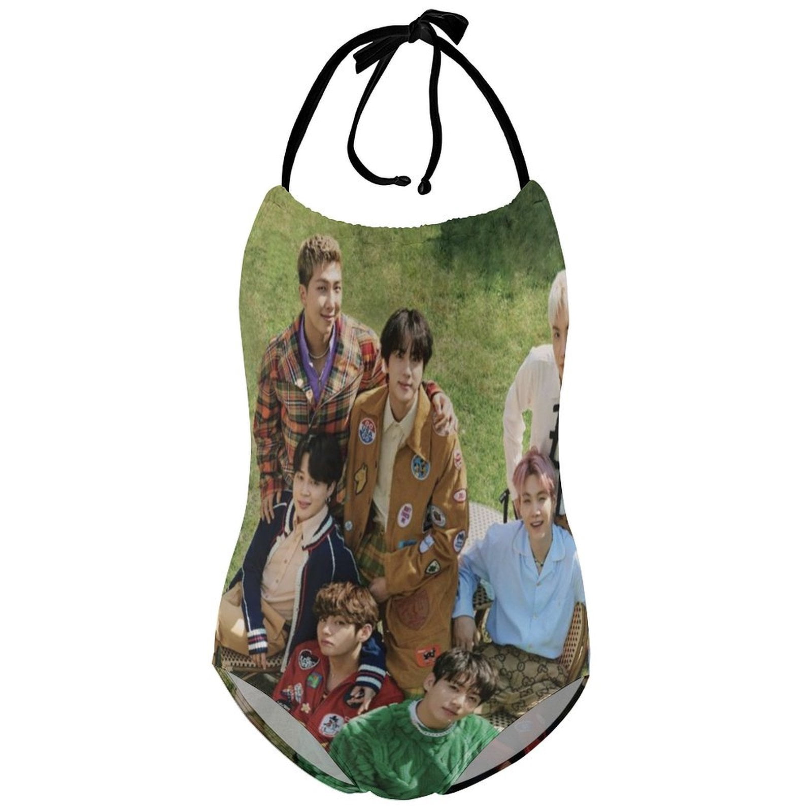 BTS Girls One Piece Swimsuits Quick Dry Bathing Suit Swimwear Swimming ...