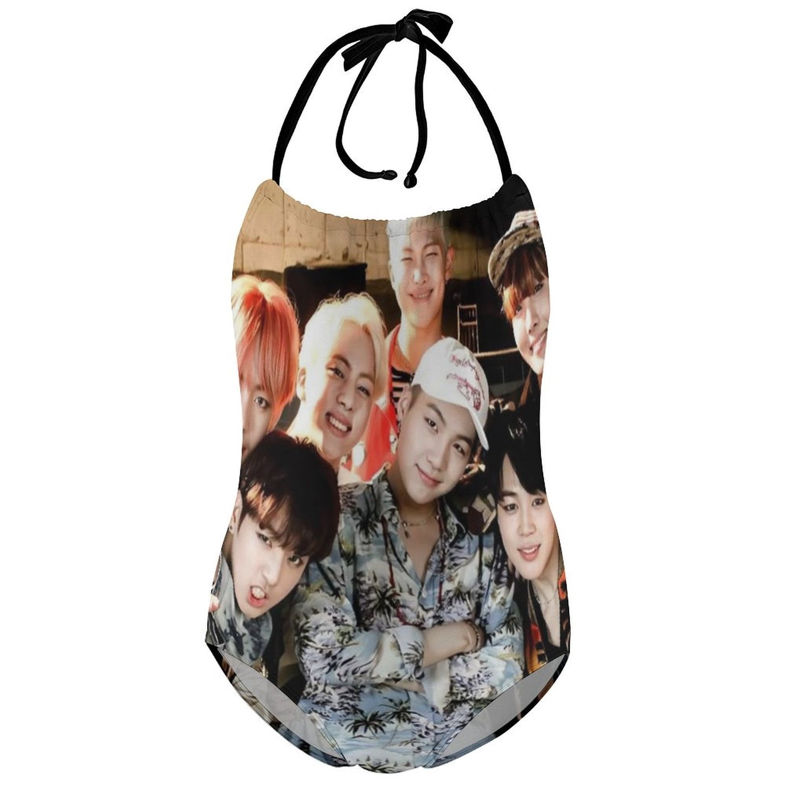 BTS Girls One Piece Swimsuits Quick Dry Bathing Suit Swimwear Swimming ...