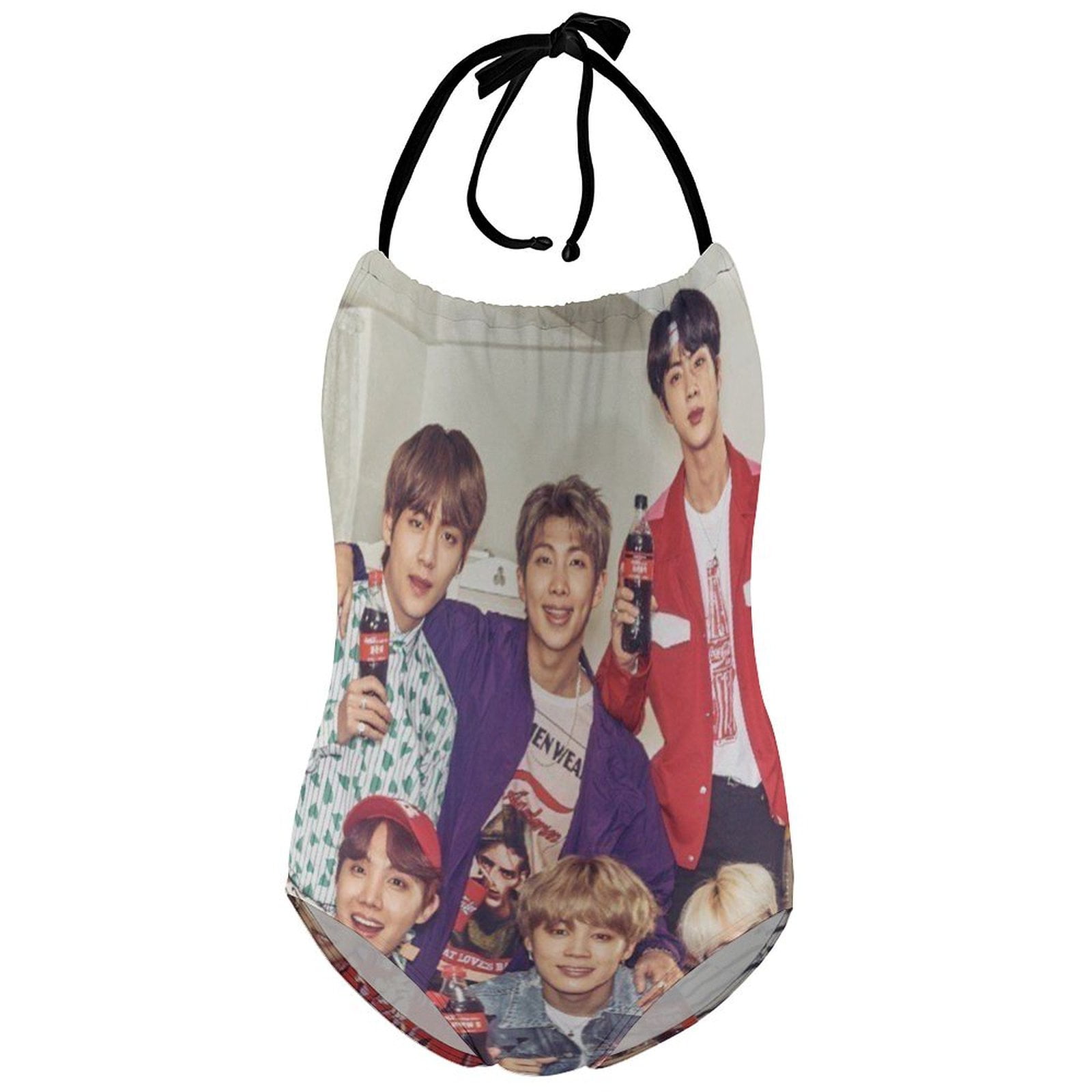 BTS Girls One Piece Swimsuits Quick Dry Bathing Suit Swimwear Swimming ...