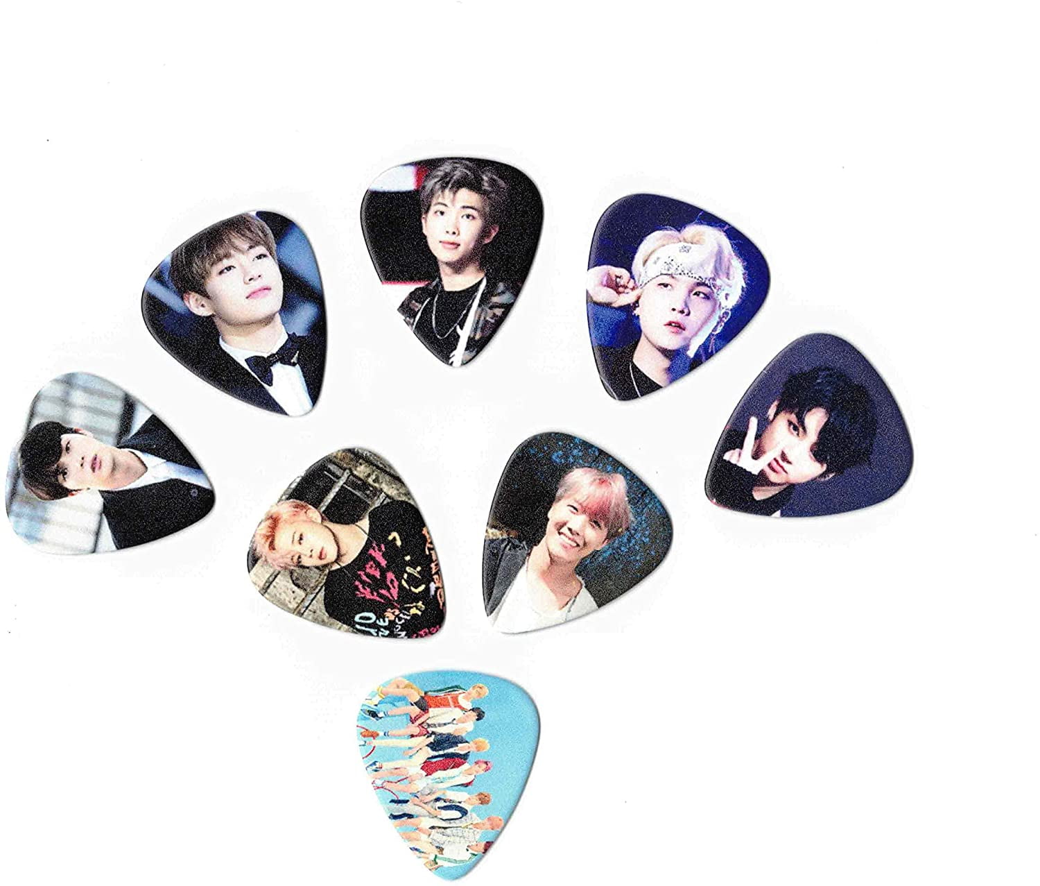 BTS Guitar Picks - (8 picks in a packet) - Walmart.com