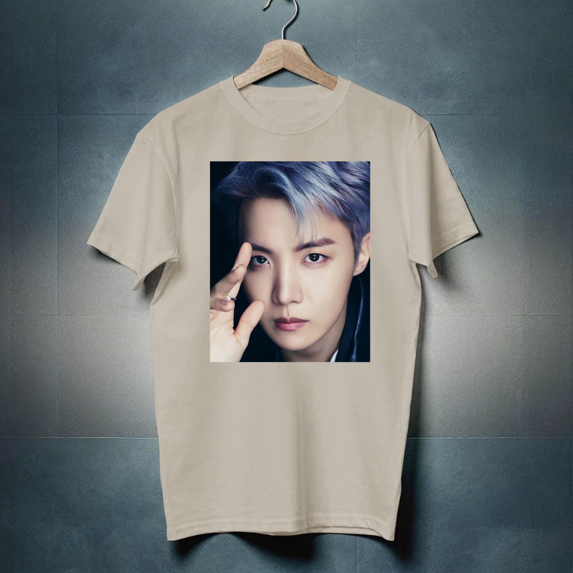 BTS J-Hope Close Up Image on Short Sleeve T-Shirt Hobi Hoseok Army Stan Shirt-TH37422 - Walmart.com