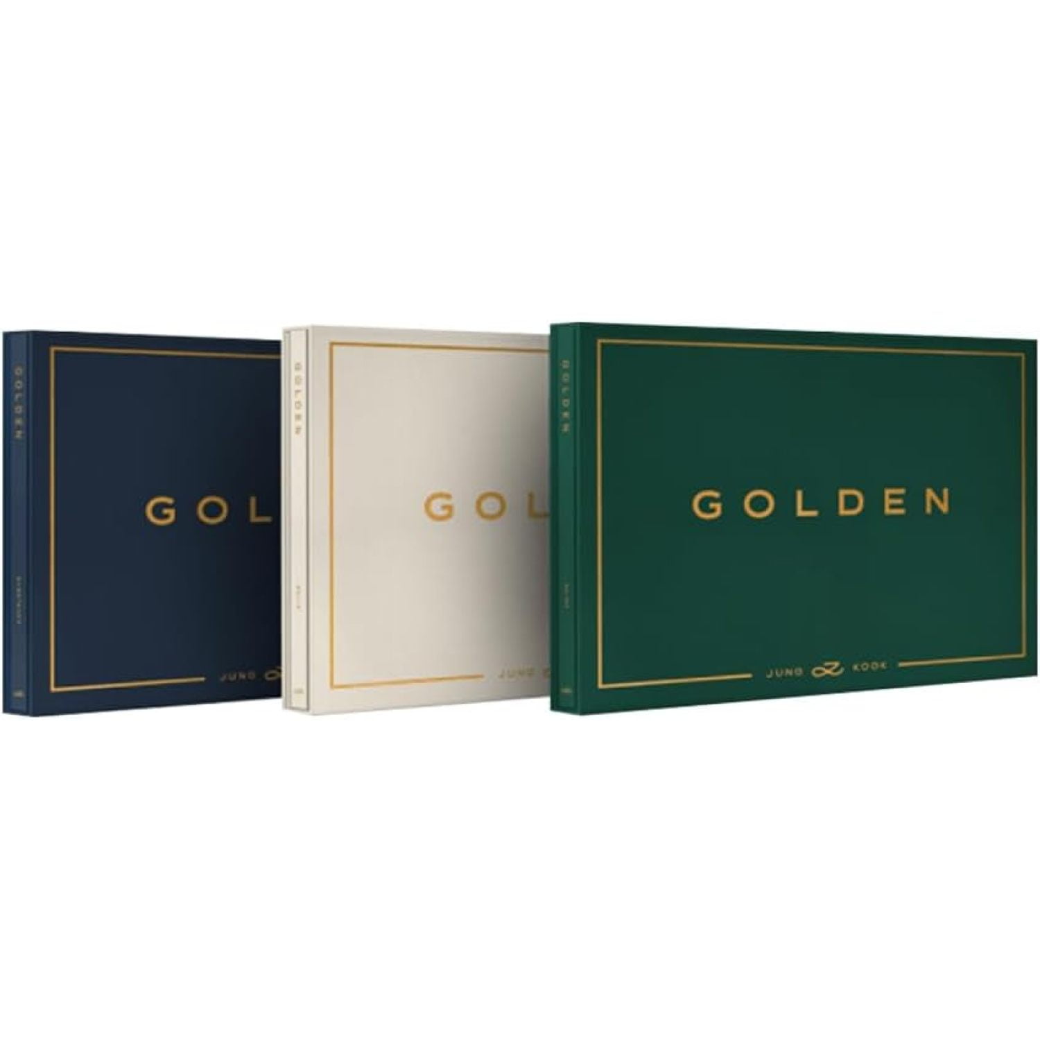 BTS Jung Kook 1st Solo Album GOLDEN (Standard 3 version Set) - Walmart.com