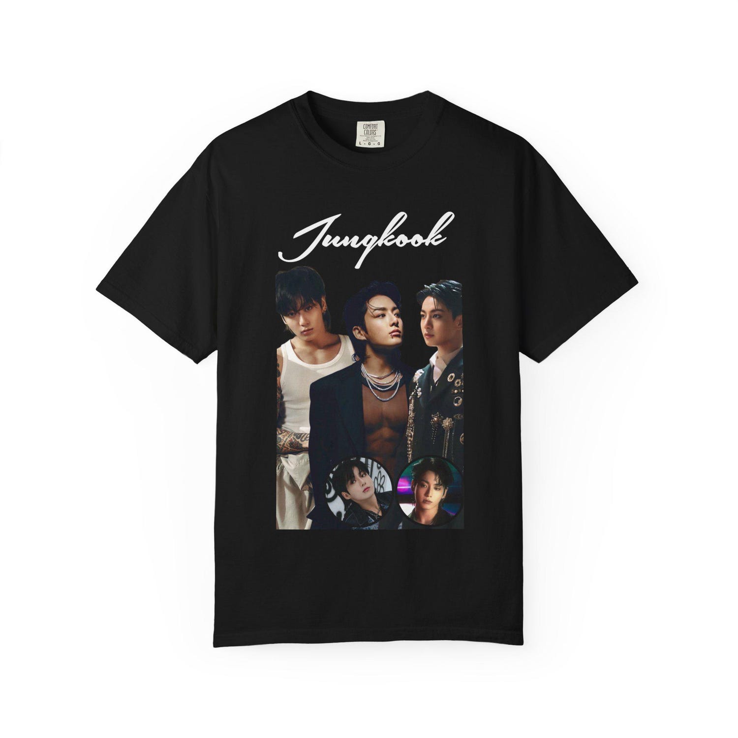 BTS Jungkook Graphic T-shirt, K-pop Streetwear Tee, Music Fan Apparel ...