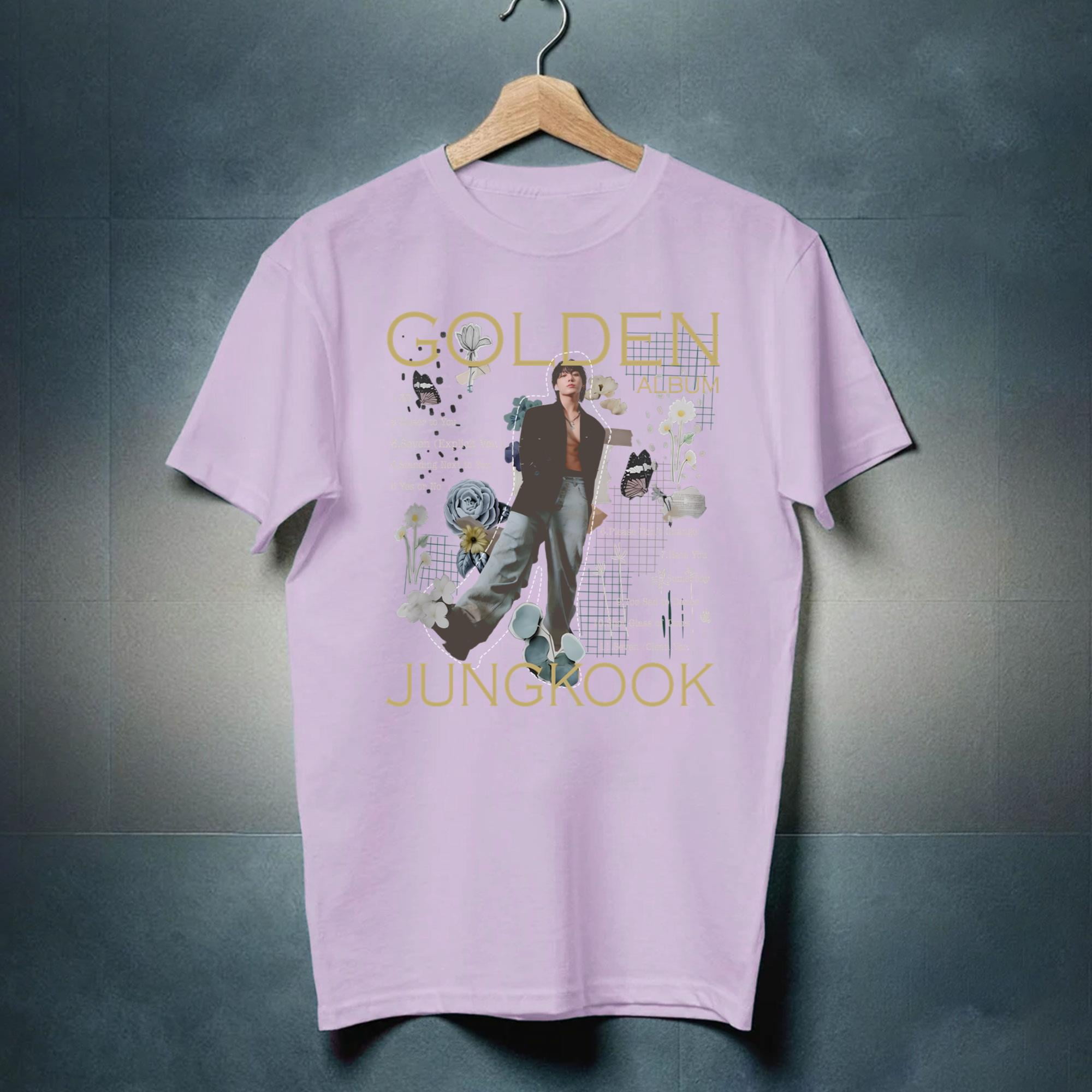 BTS Jungkook Kpop Shirt, Golden Album, Jung Kook JK T-shirt, Gift For ...