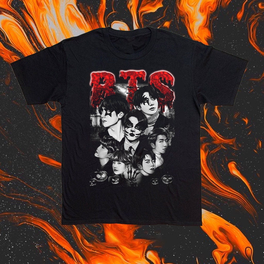 BTS Kpop Shirt, BTS Halloween Shirt, Bangtan Halloween Shirt, BTS ...