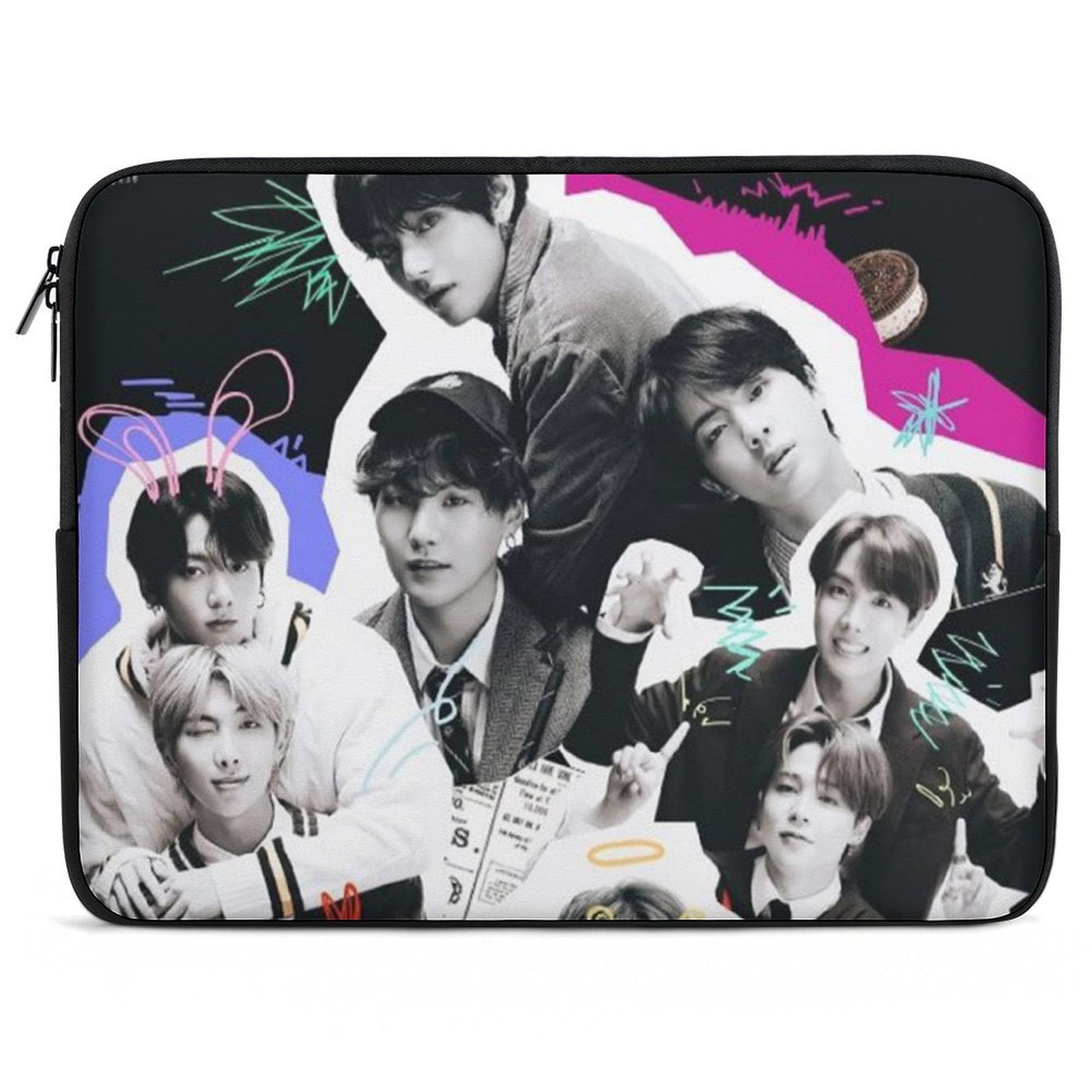 BTS Laptop Sleeve Carrying Case Laptop Cover Handbags Portable Laptop ...