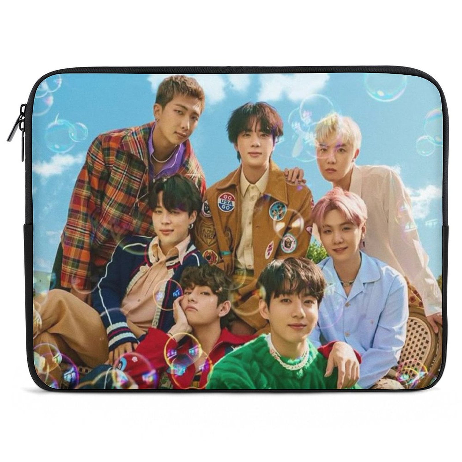 BTS Laptop Sleeve Carrying Case Laptop Cover Handbags Portable Laptop ...