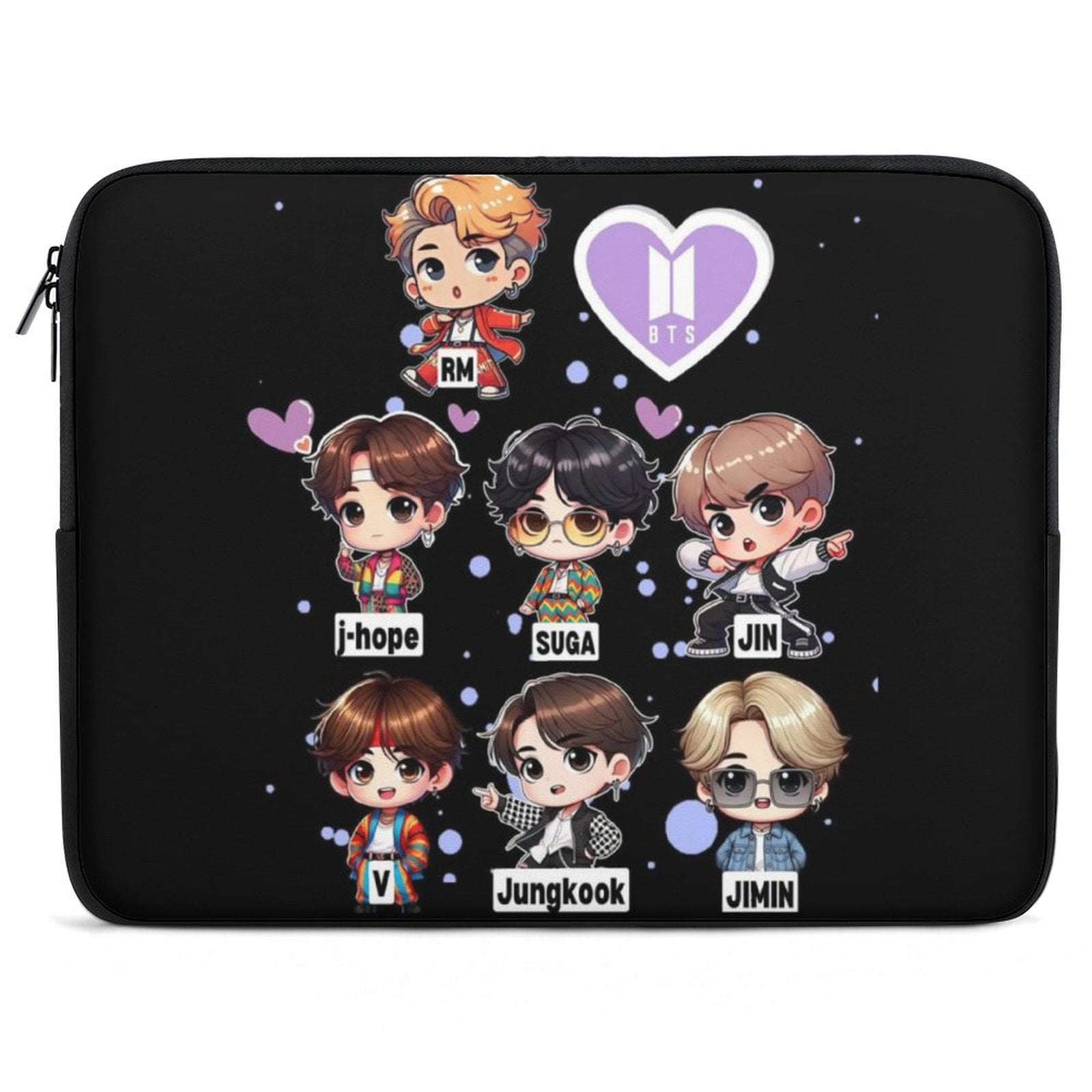 BTS Laptop Sleeve Carrying Case Laptop Cover Handbags Portable Laptop ...