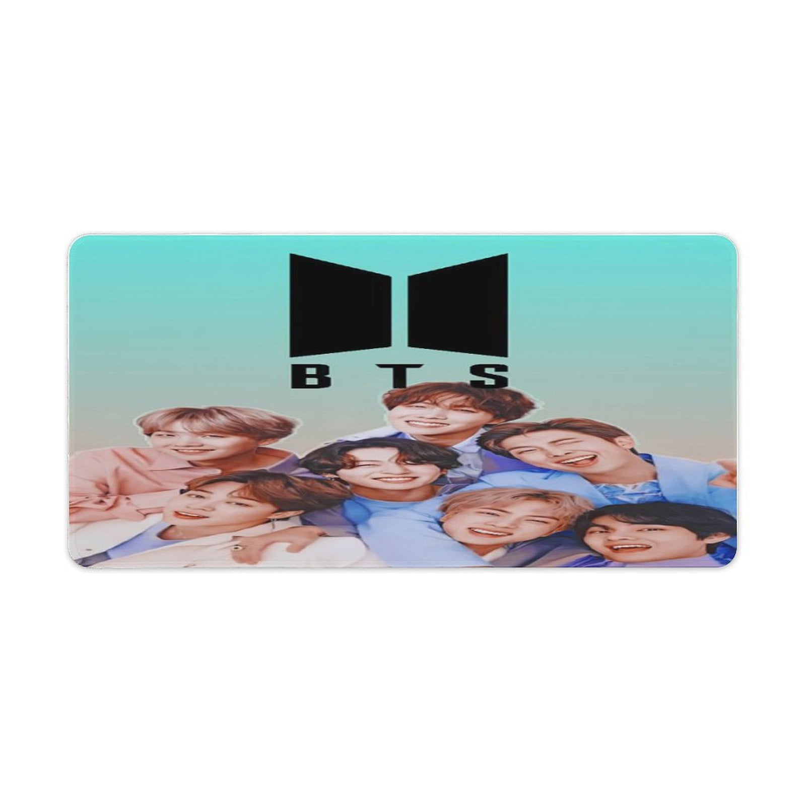 BTS Large Gaming Mouse Pad for Laptop Computer Rubber Edge-Locking ...