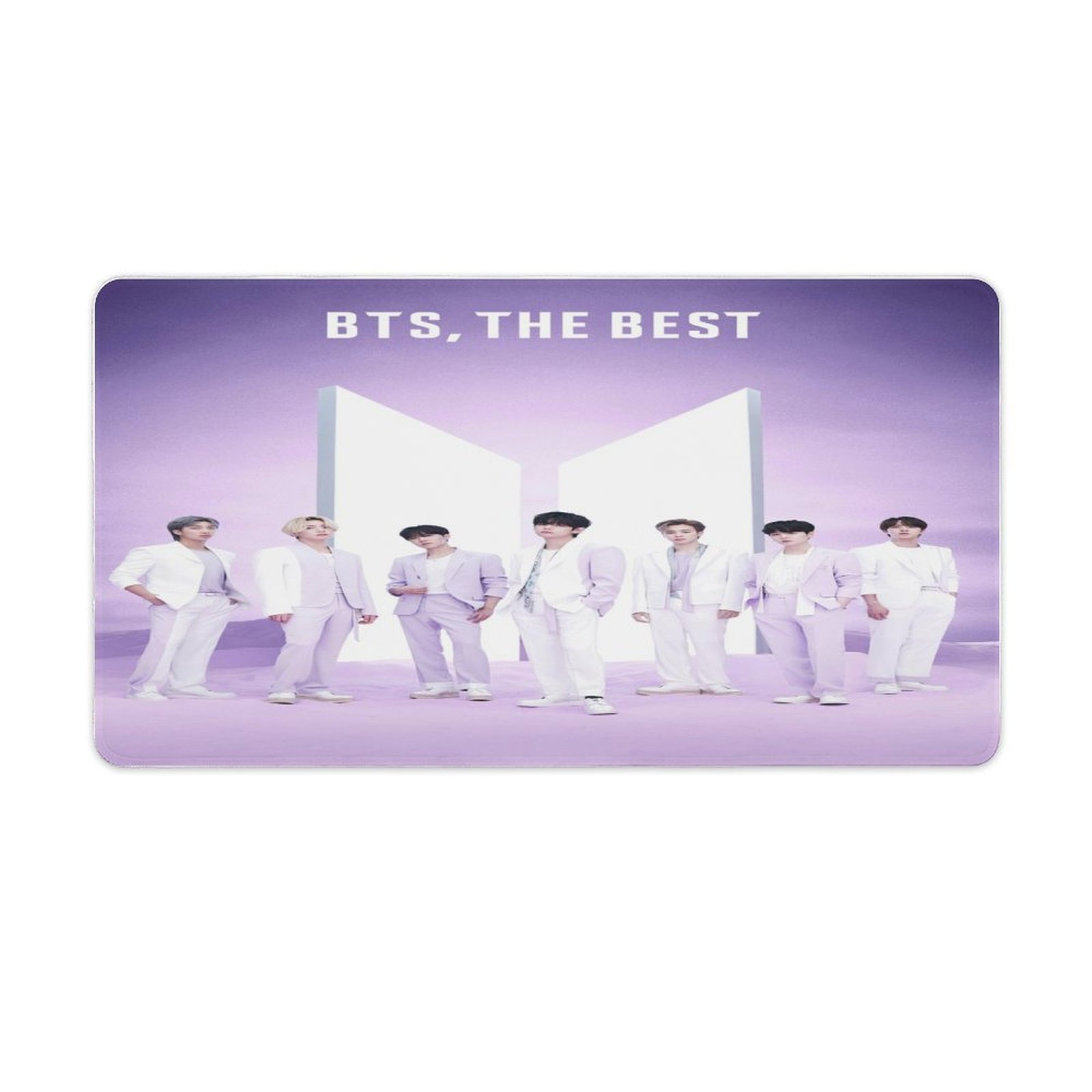 BTS Large Gaming Mouse Pad for Laptop Computer Rubber Edge-Locking ...