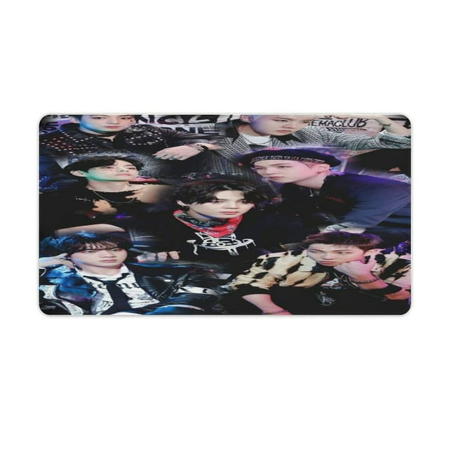 BTS Large Gaming Mouse Pad for Laptop Computer Rubber Edge-Locking ...