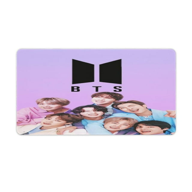 BTS Large Gaming Mouse Pad for Laptop Computer Rubber Edge-Locking ...