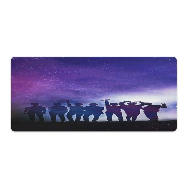 BTS Large Gaming Mouse Pad for Laptop Computer Rubber Edge-Locking ...