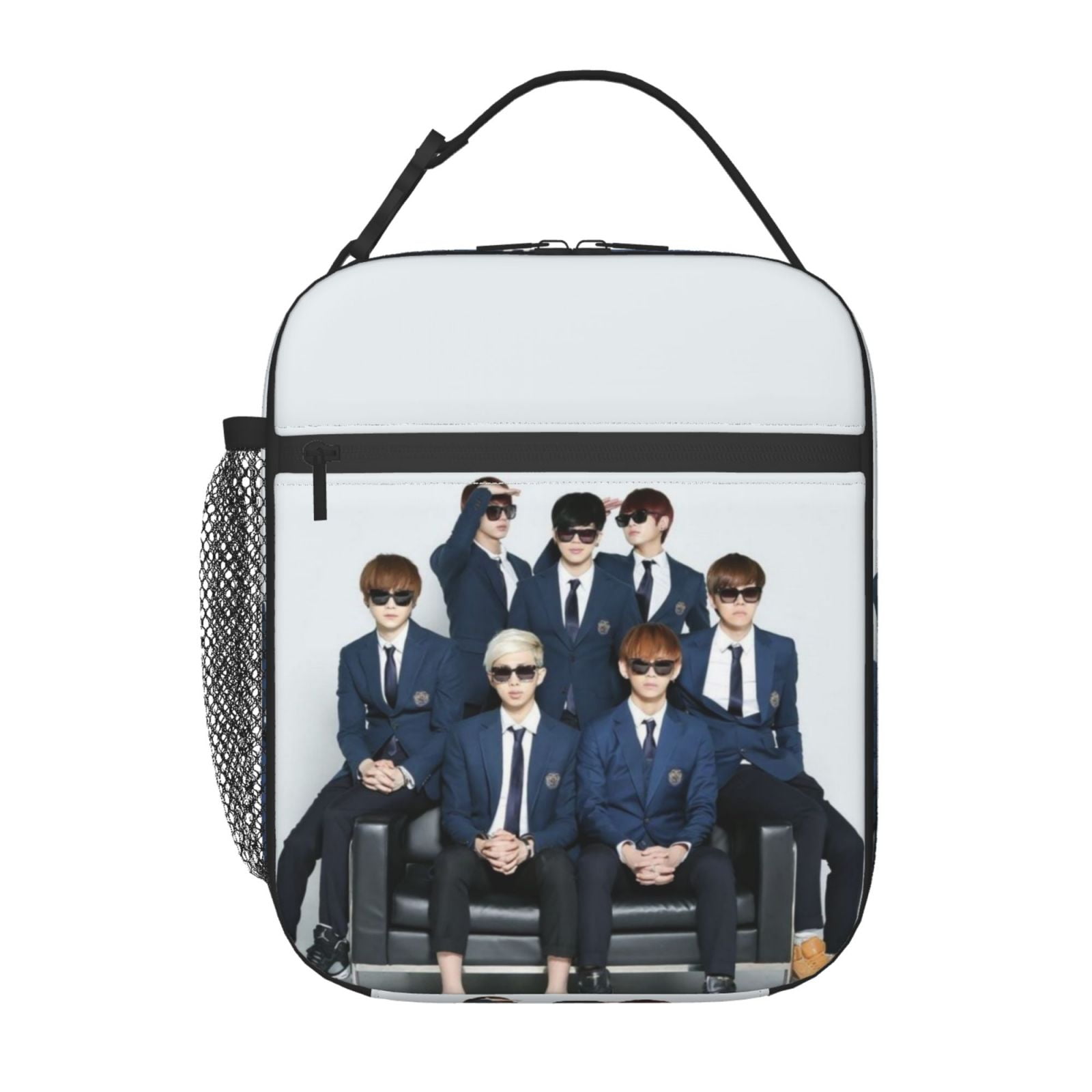 BTS Lunch Bag BTS Merch Portable Lunch Box Bento Box for Work Office ...