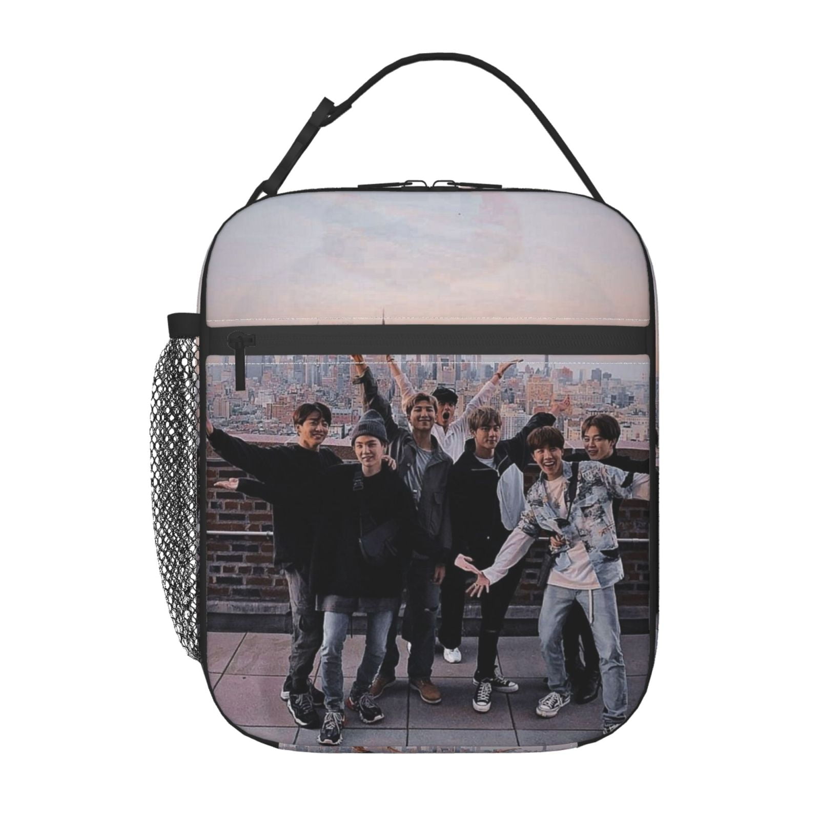 BTS Lunch Bag BTS Merch Portable Lunch Box Bento Box for Work Office ...