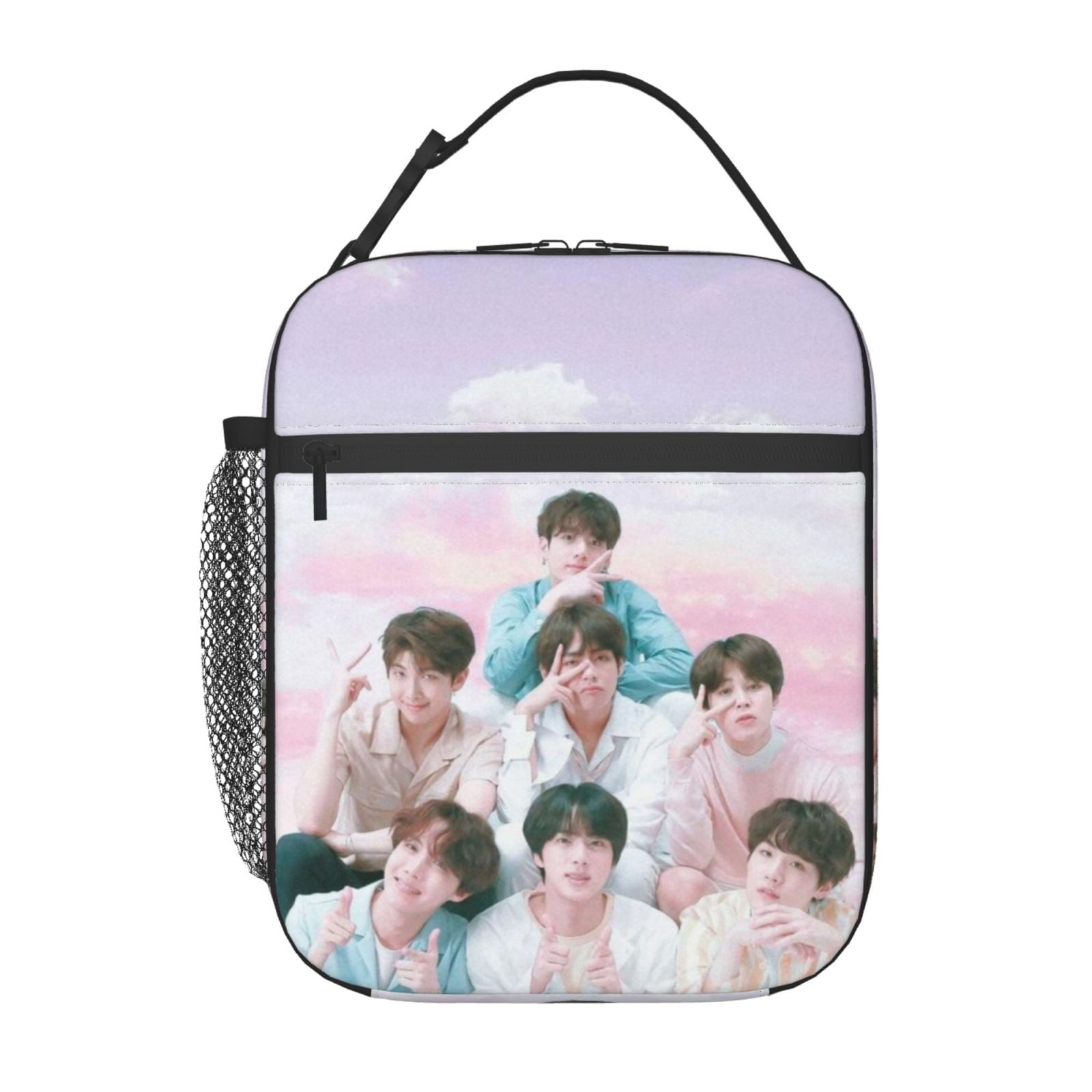 BTS Lunch Bag BTS Merch Portable Lunch Box Bento Box for Work Office ...