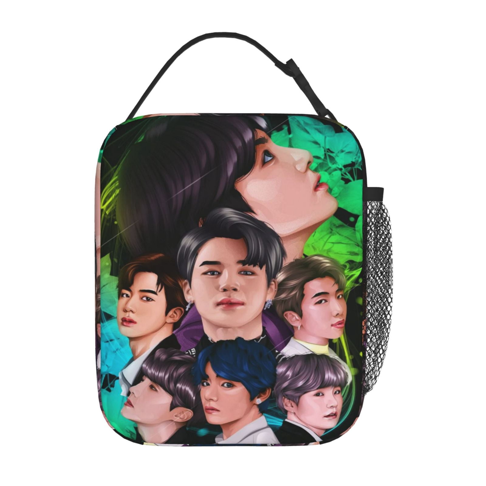 BTS Lunch Bag Lunch Box Multi Function Reusable Lightweight Lunch Bag ...