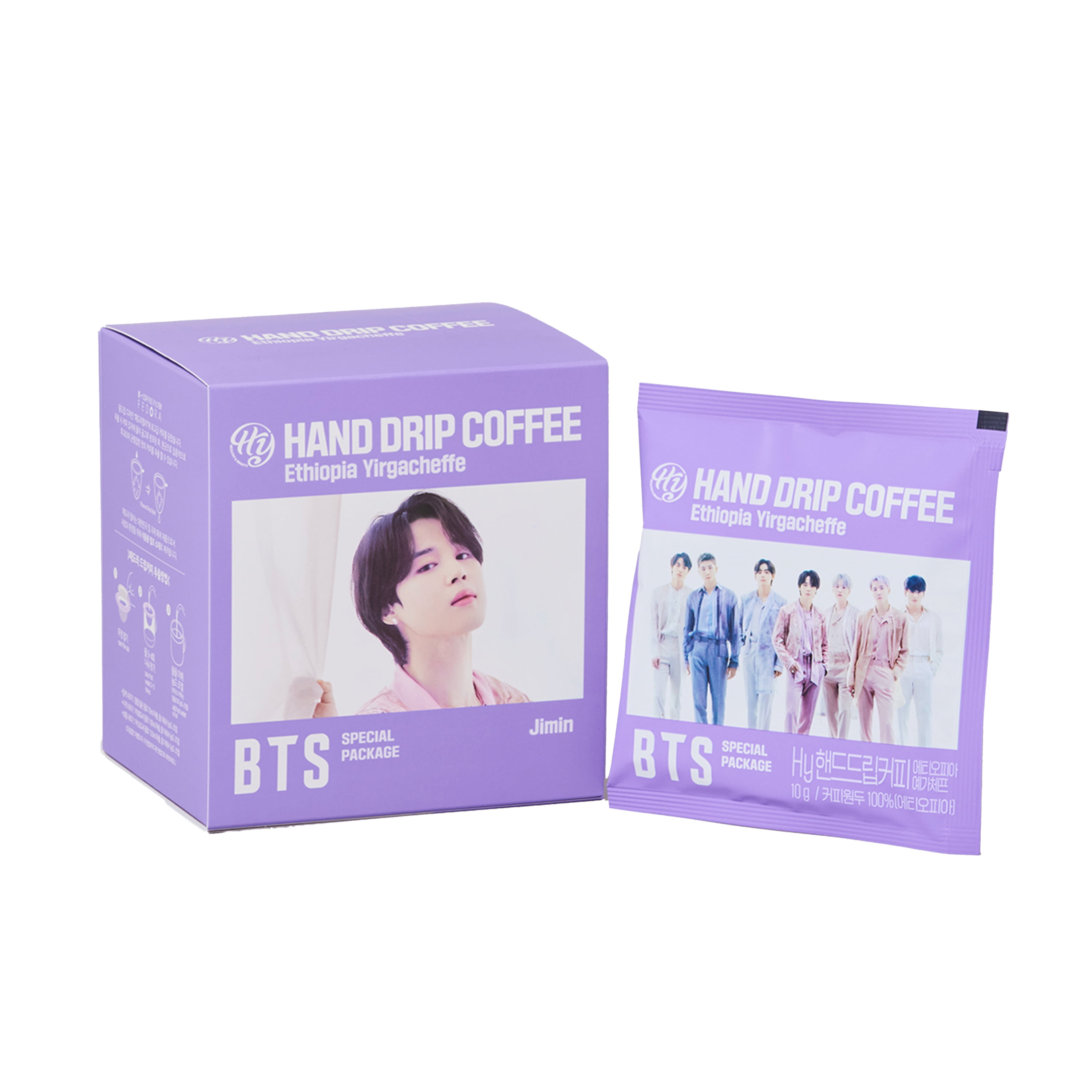 BTS Member New Hand Drip Ethiopia Yirgacheff Coffee, 7ea (Jimin ...