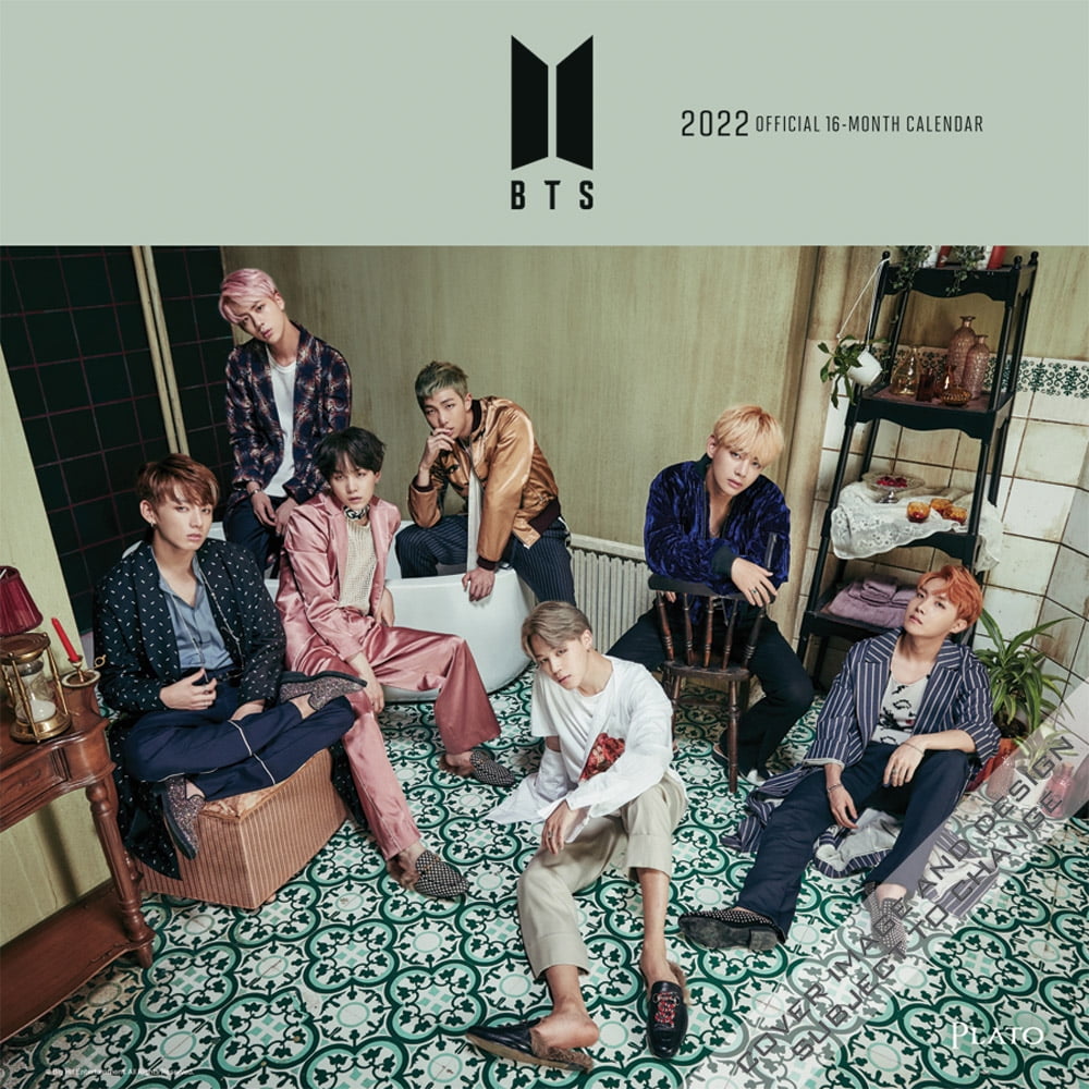 BTS OFFICIAL 2022 Plato Square Wall Calendar by BrownTrout - Walmart.com