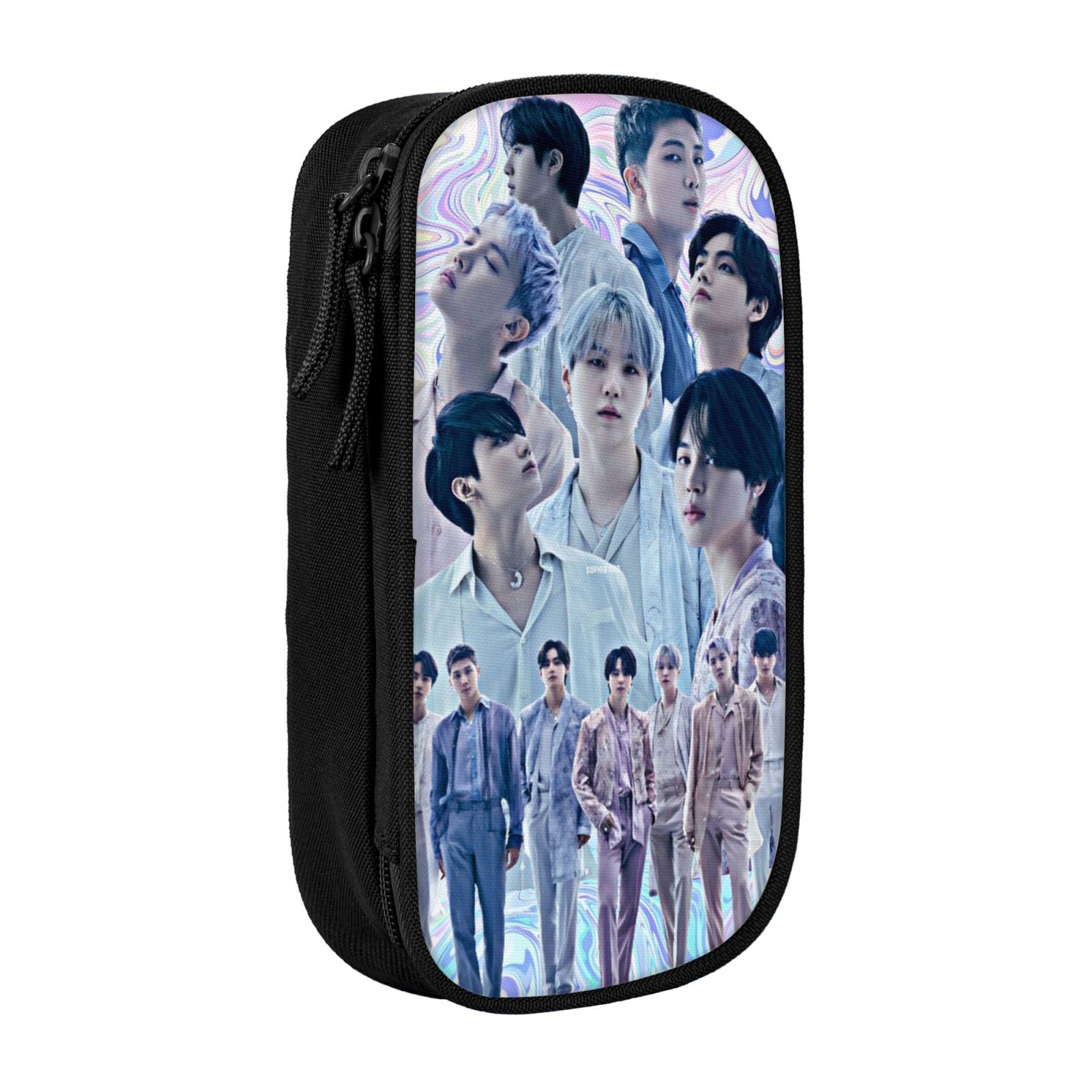 BTS Pencil Case Love Yourself Large Capacity Pen Case Double Zippers ...