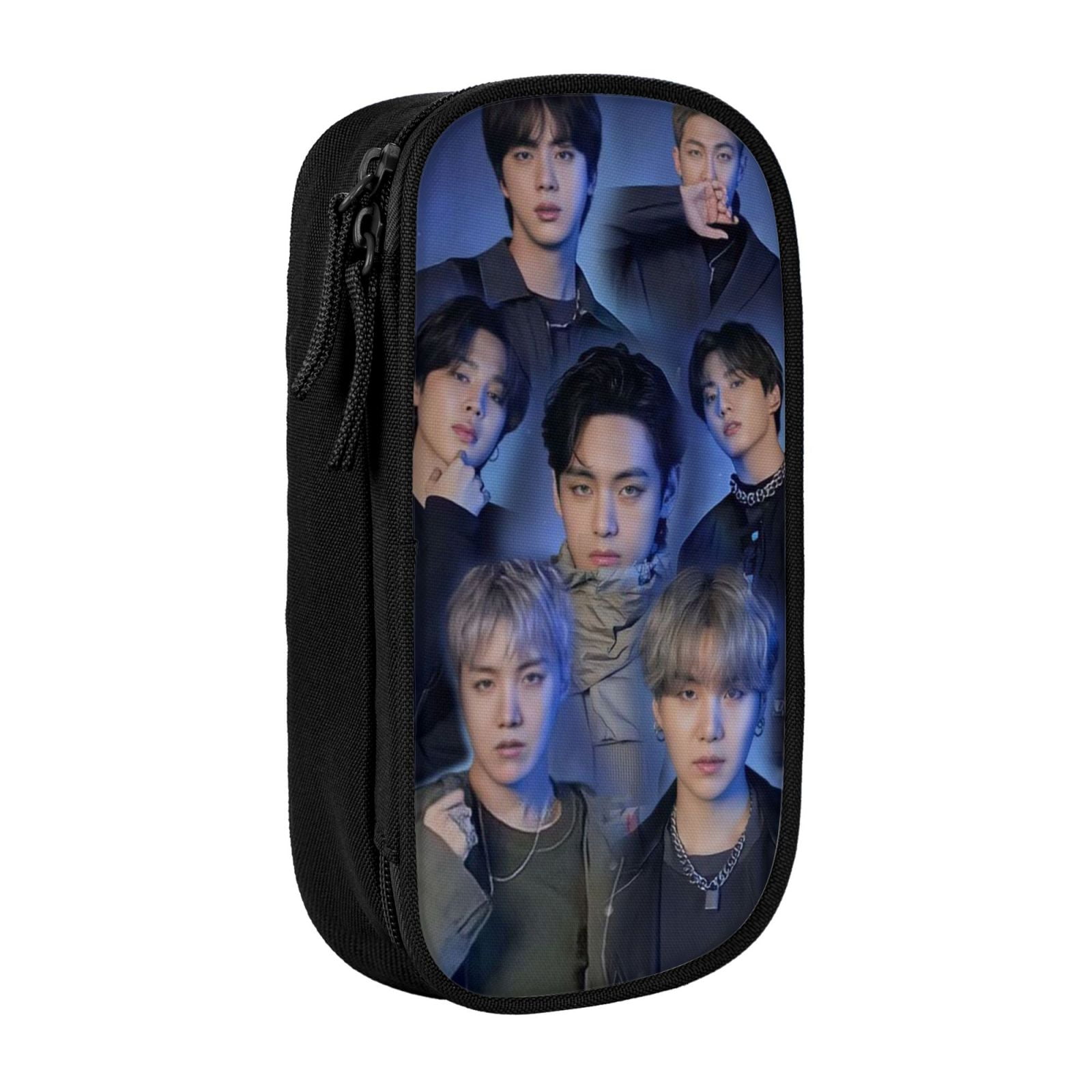 BTS Pencil Case Love Yourself Large Capacity Pen Case Double Zippers ...