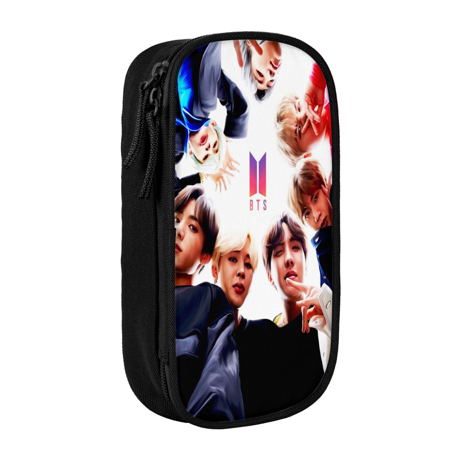 BTS Pencil Case Love Yourself Large Capacity Pen Case Double Zippers ...