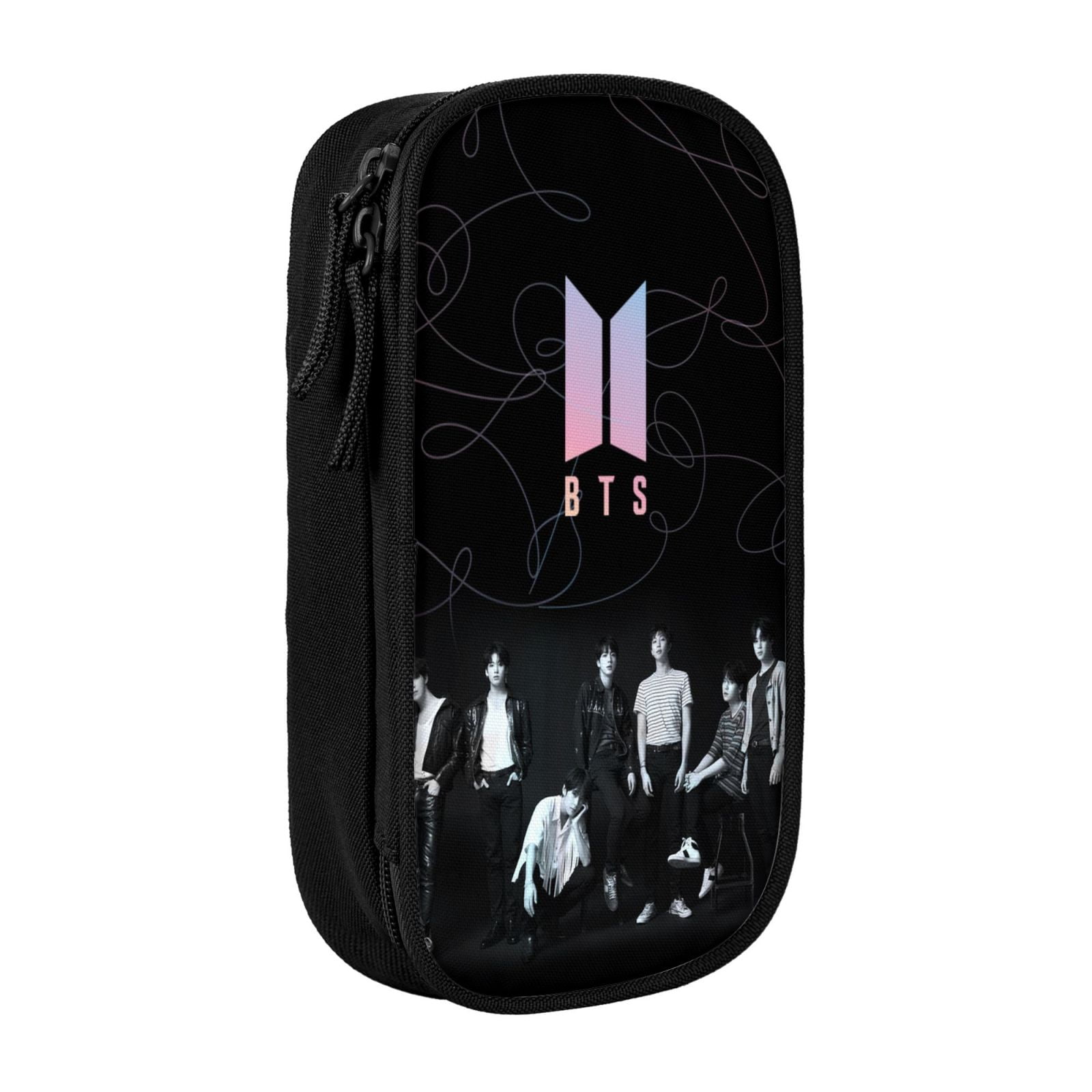 BTS Pencil Case Love Yourself Large Capacity Pen Case Double Zippers ...