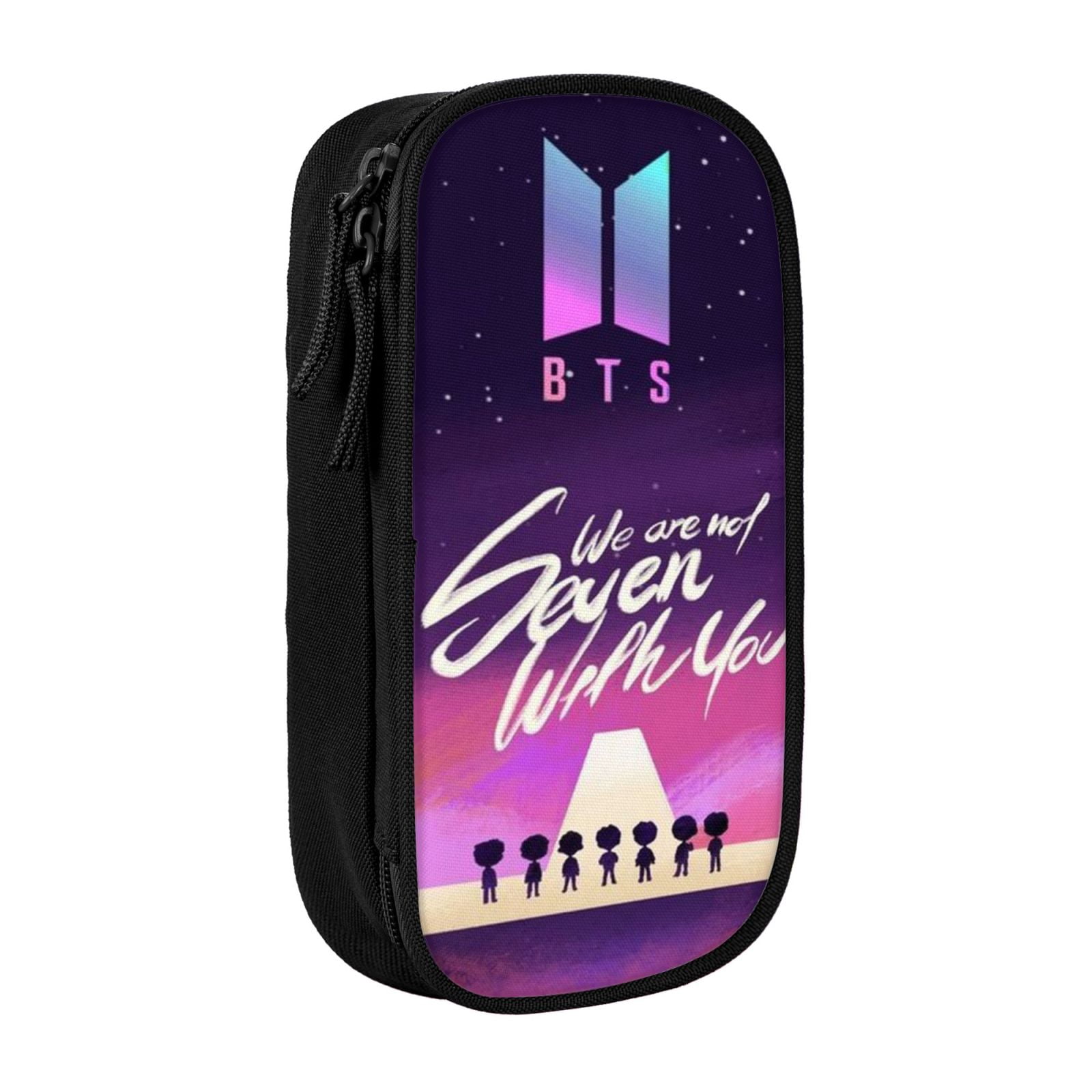 BTS Pencil Case Love Yourself Large Capacity Pen Case Double Zippers ...
