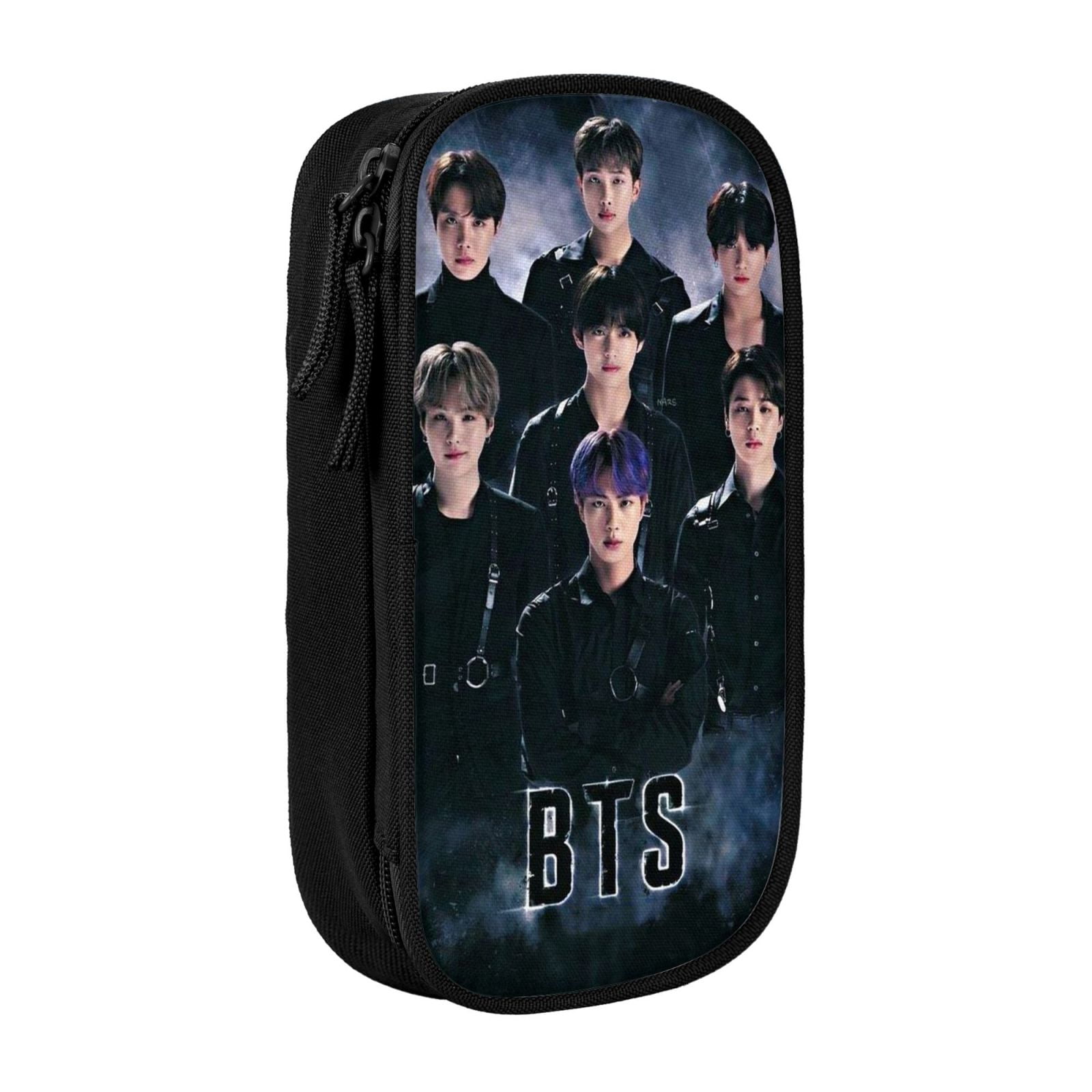 BTS Pencil Case Love Yourself Large Capacity Pen Case Double Zippers ...