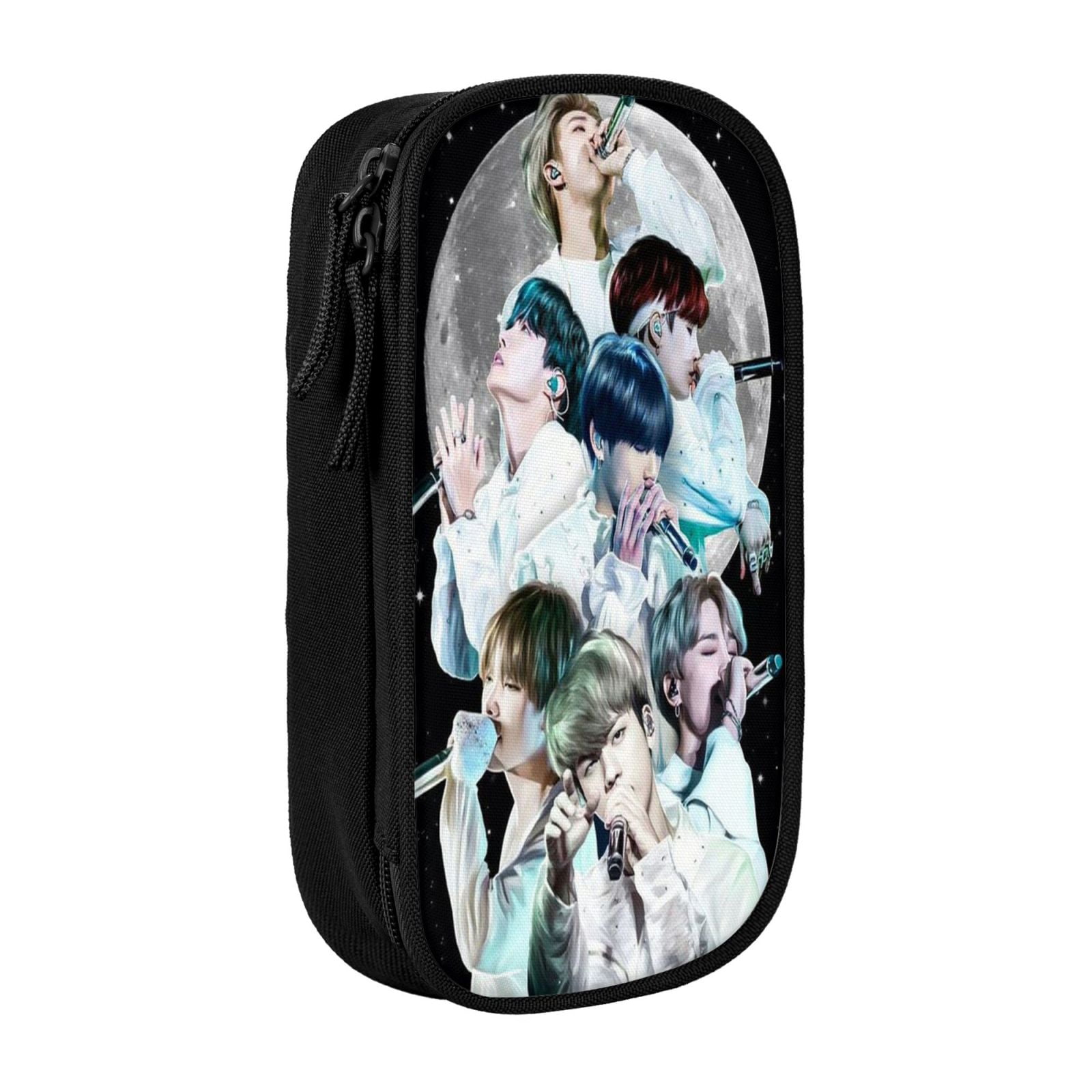 BTS Pencil Case Love Yourself Large Capacity Pen Case Double Zippers ...