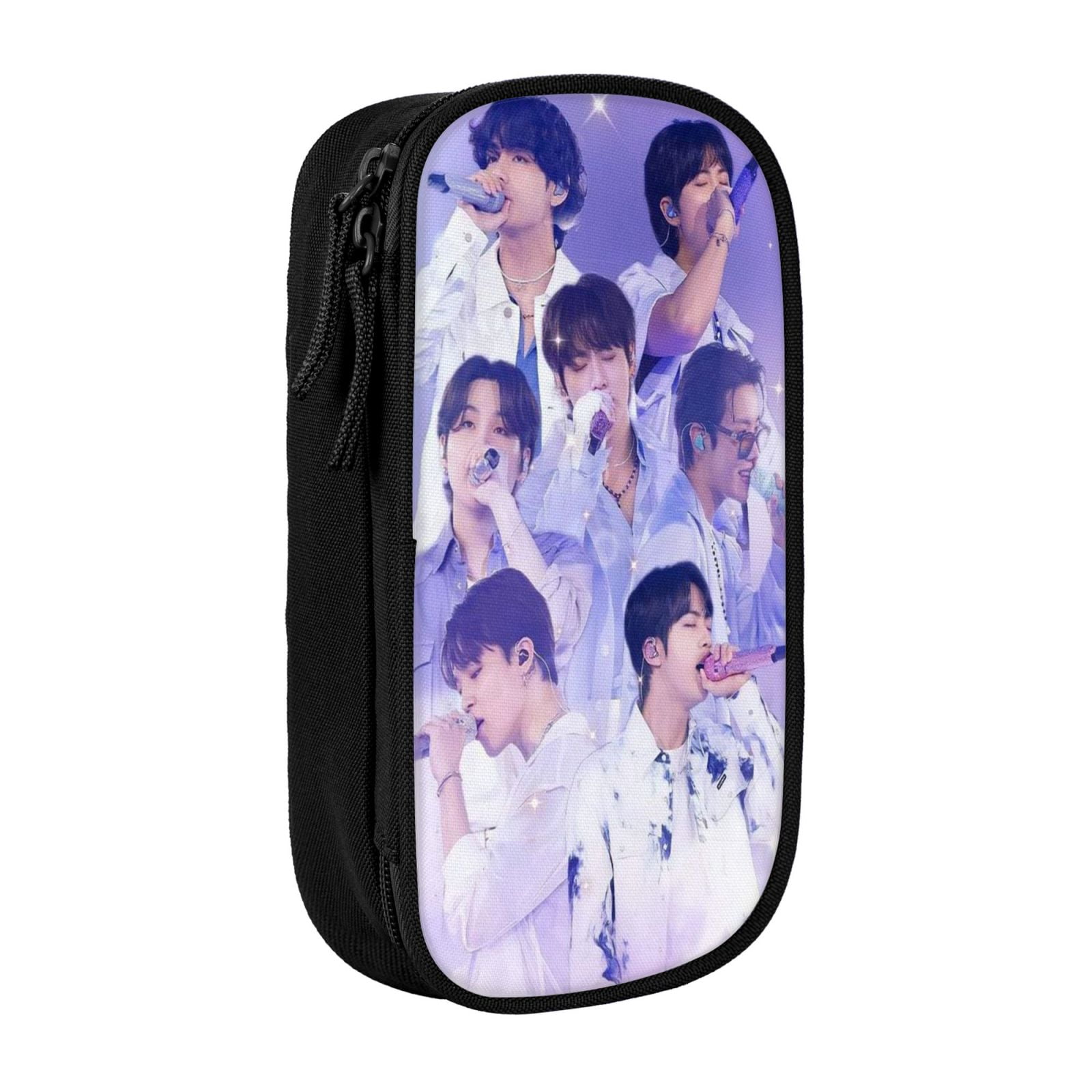 BTS Pencil Case Love Yourself Large Capacity Pen Case Double Zippers ...