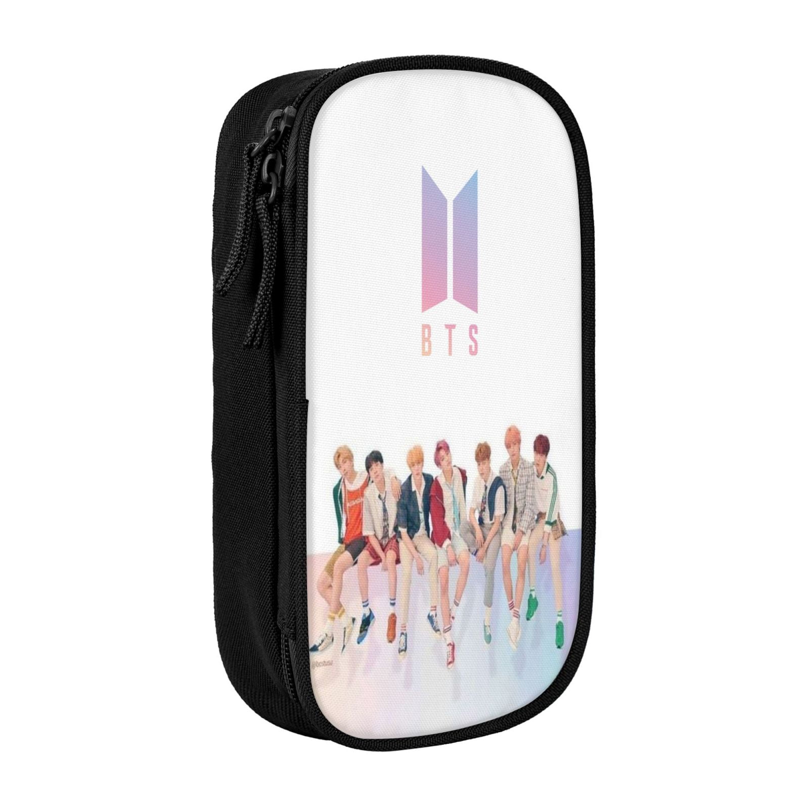 BTS Pencil Case Love Yourself Large Capacity Pen Case Double Zippers ...