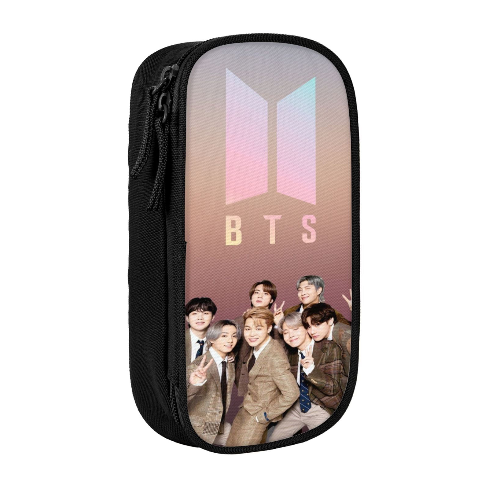 BTS Pencil Case Love Yourself Large Capacity Pen Case Double Zippers ...