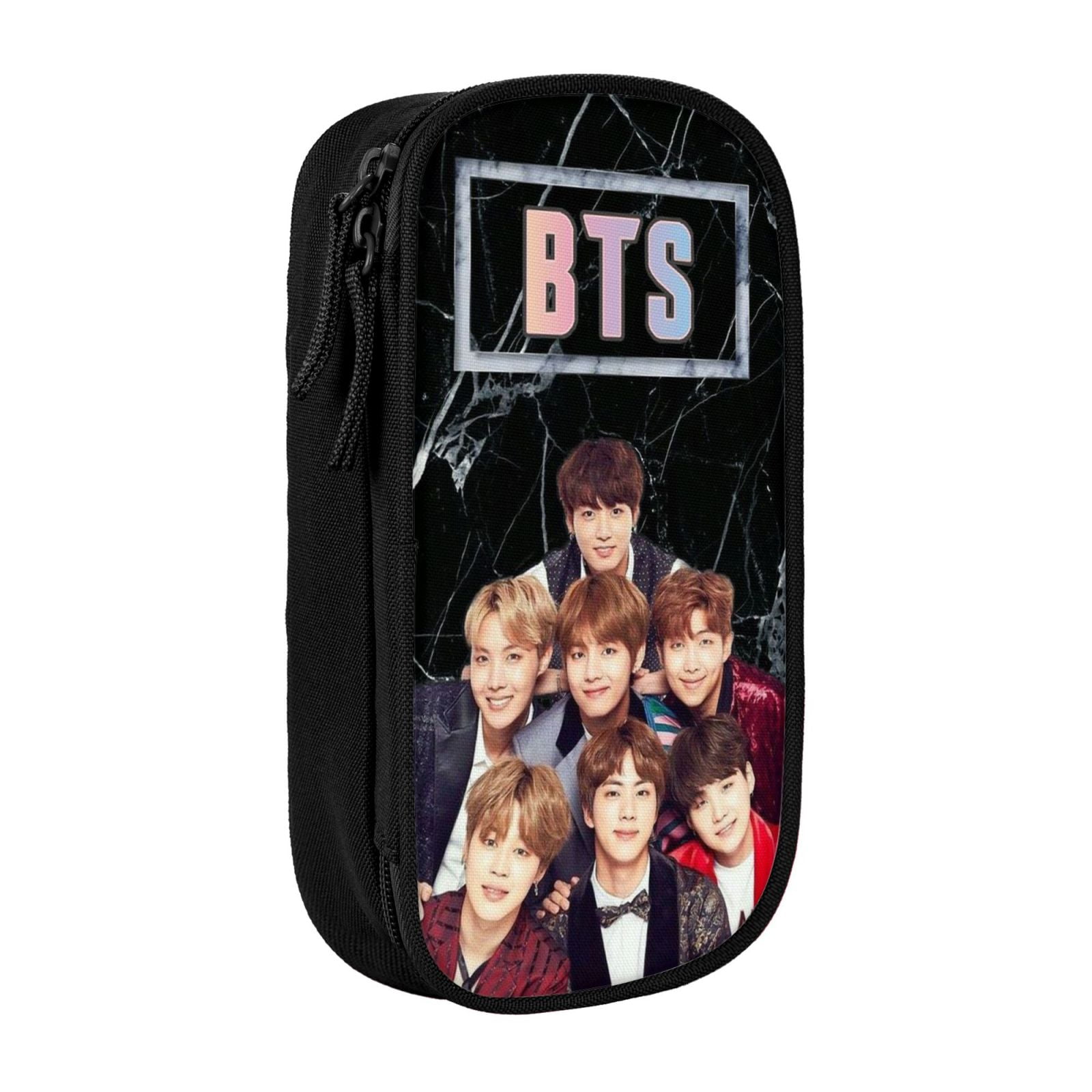 BTS Pencil Case Love Yourself Large Capacity Pen Case Double Zippers ...