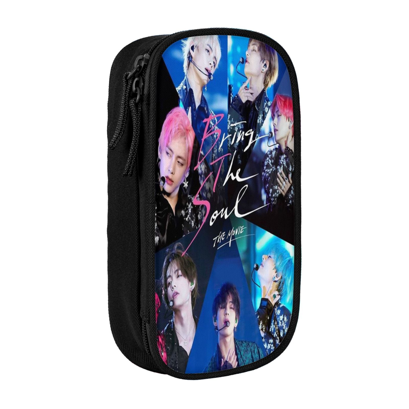 BTS Pencil Case Love Yourself Large Capacity Pen Case Double Zippers ...